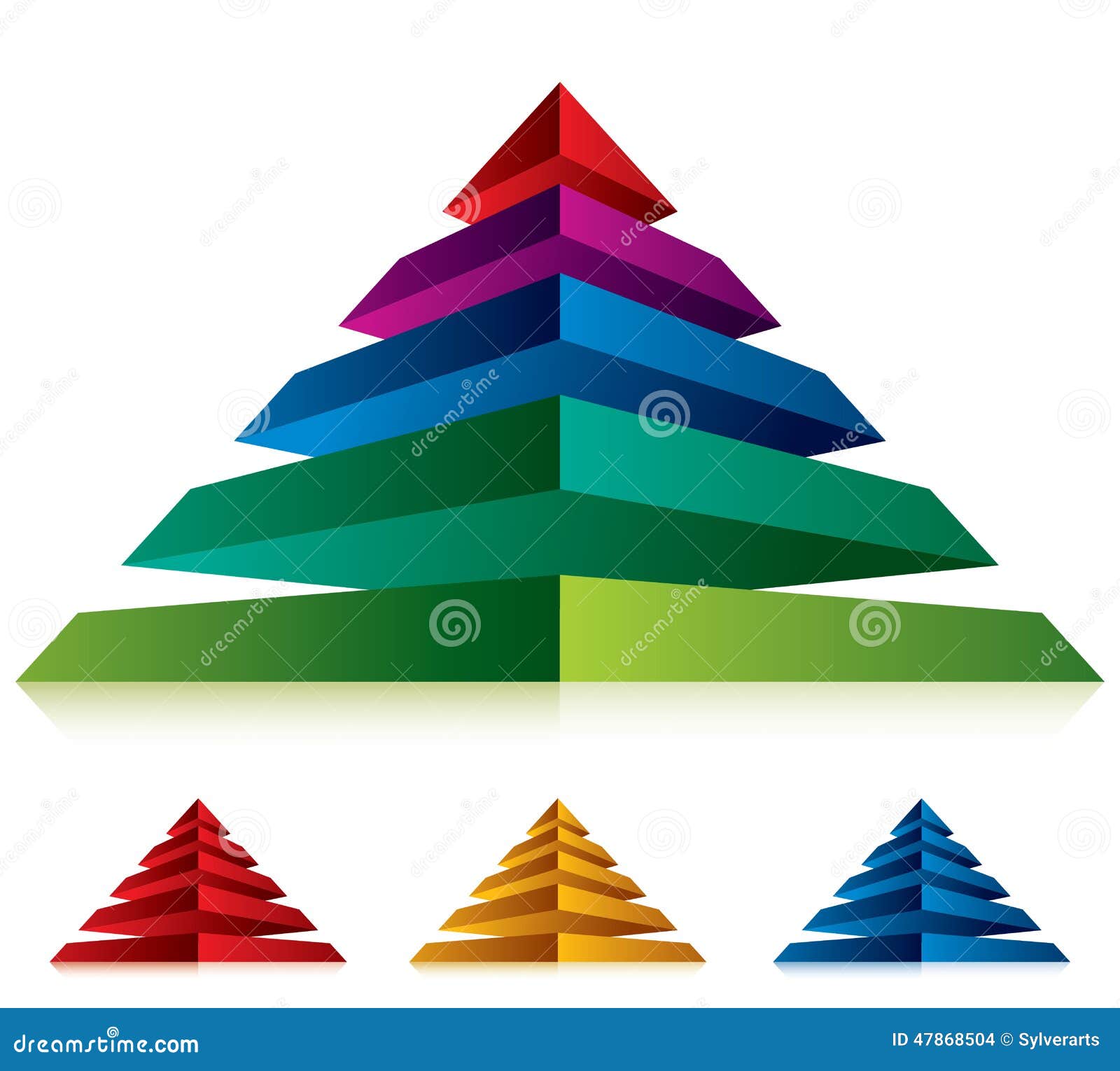 Pyramid, Layers Chart Infographic Vector Elements With Different ...