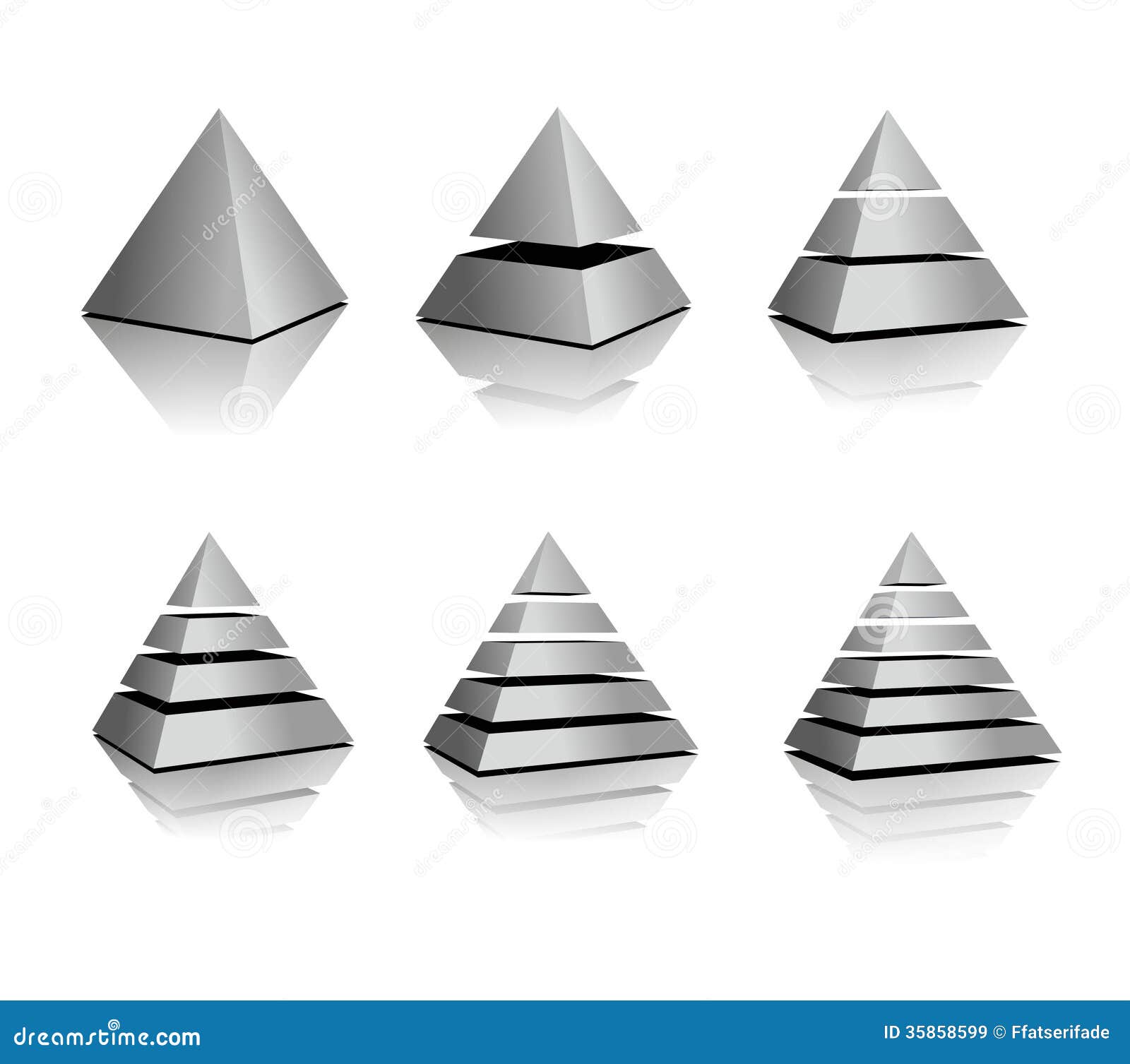 Pyramid stock illustration. Illustration of pretentious - 35858599
