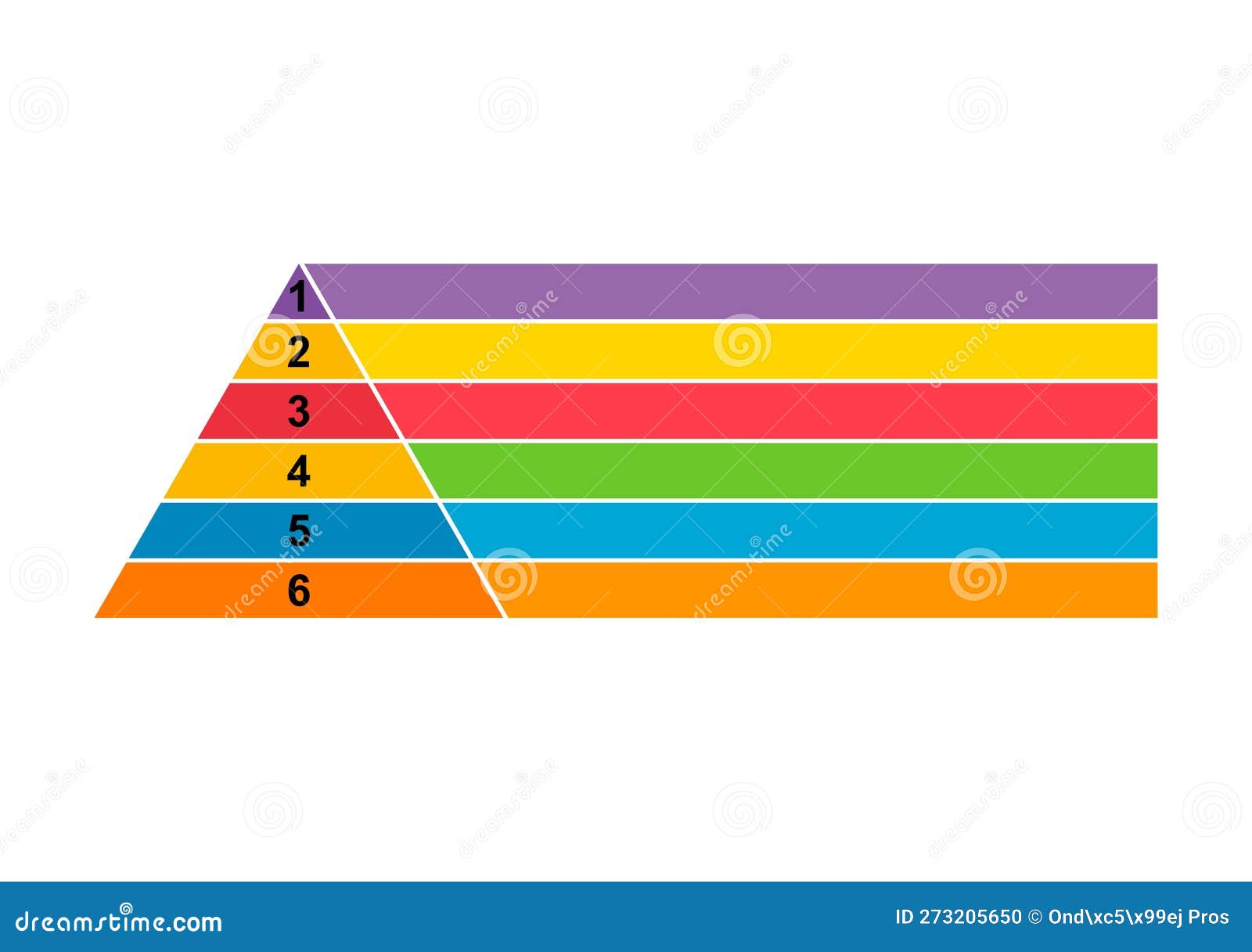 Pyramid Infographic Chart Layout, Info Modern Concept Step Presentation ...
