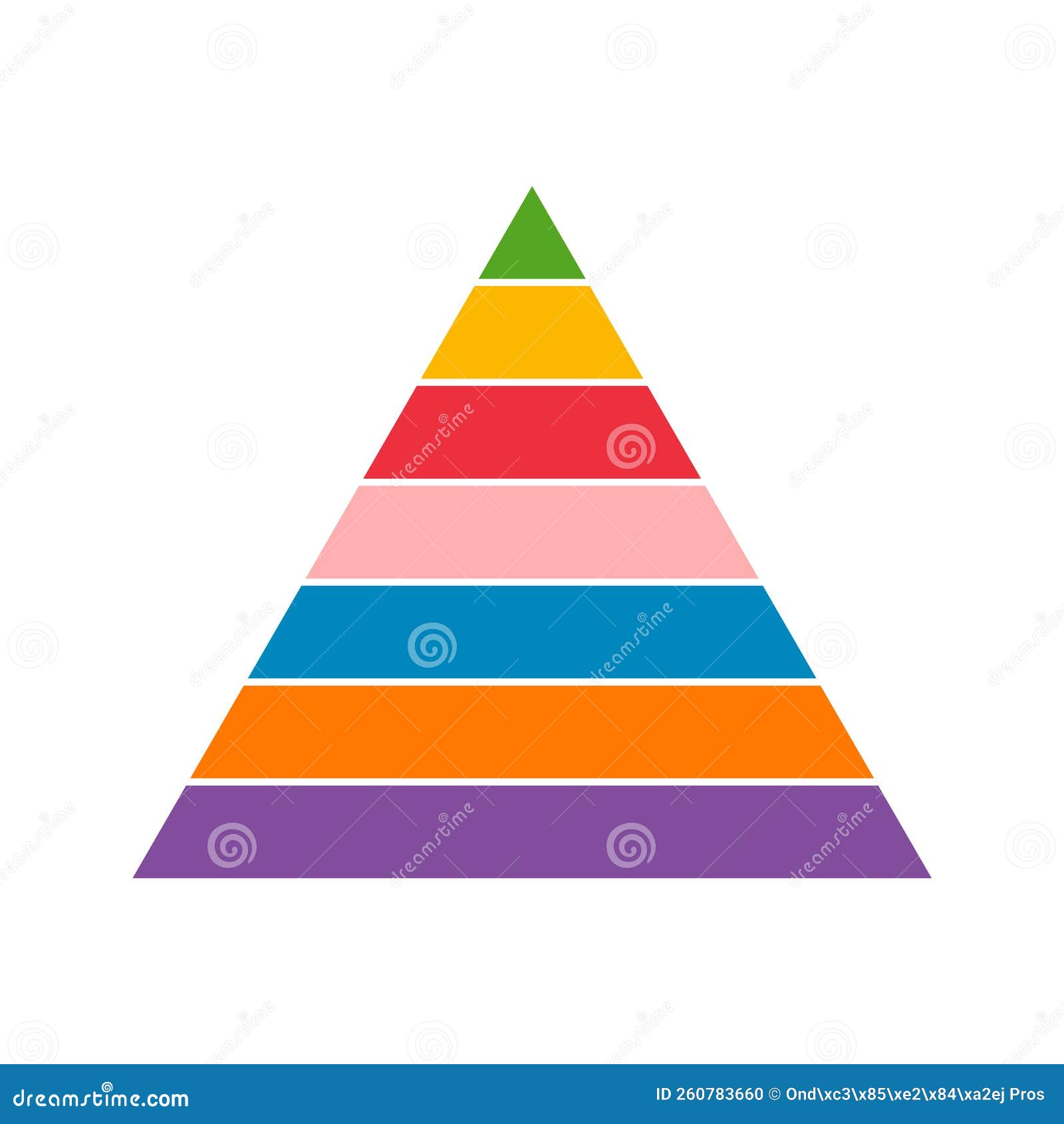 Pyramid 4 Step Process Chart Infographics With Option Circles. Funnel ...