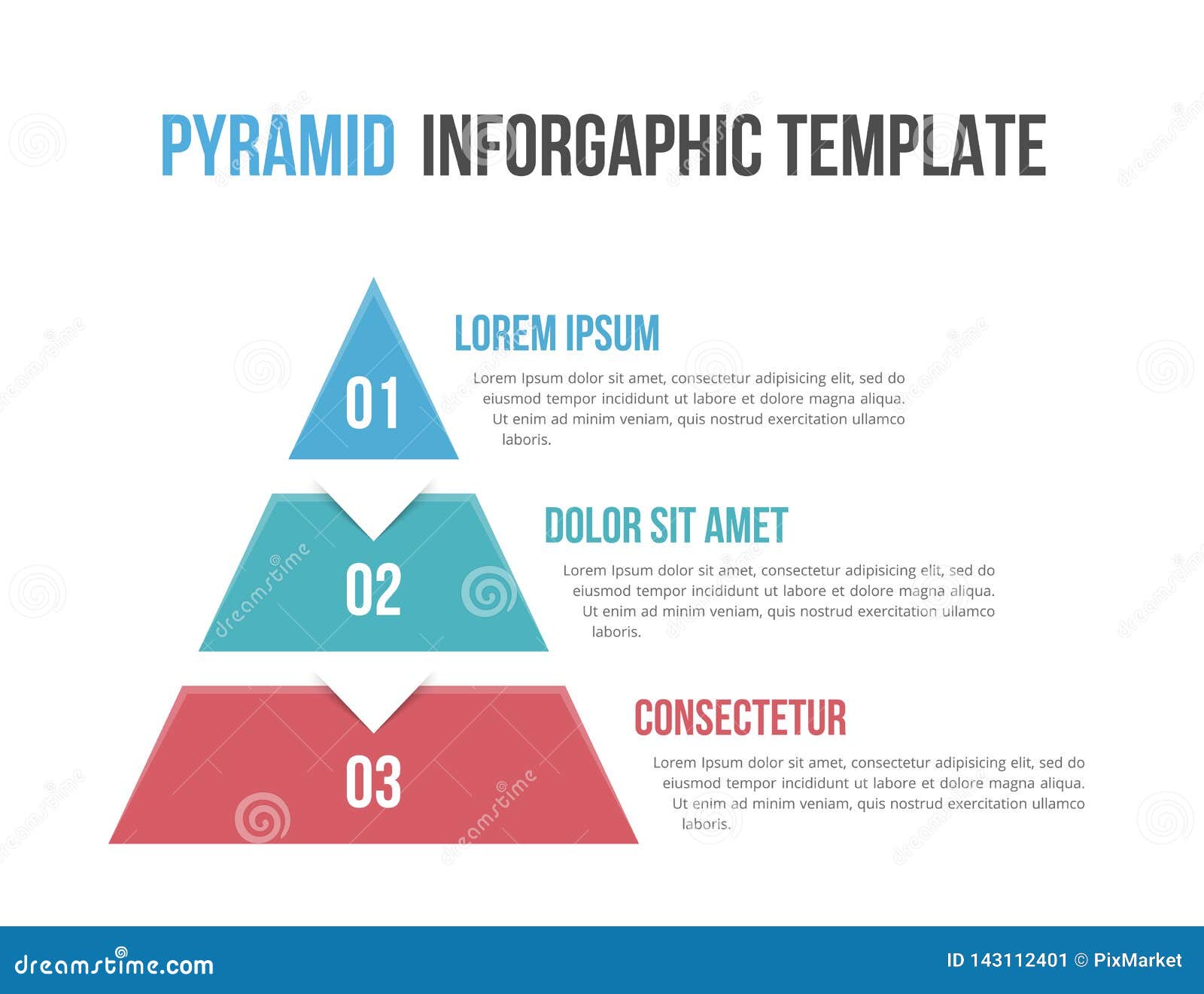 Pyramid Infographics stock vector. Illustration of infograph - 143112401