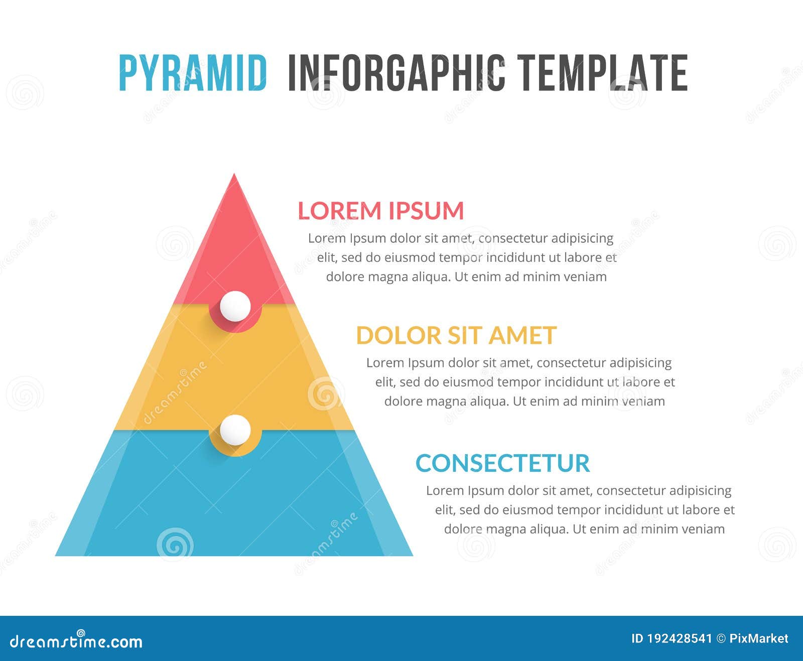 Pyramid Infographics stock vector. Illustration of infograph - 192428541