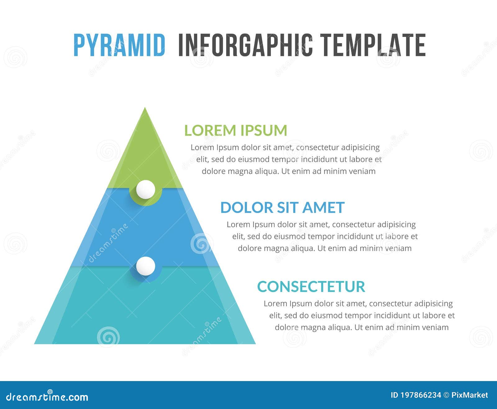 Pyramid Infographics stock vector. Illustration of infographics - 197866234
