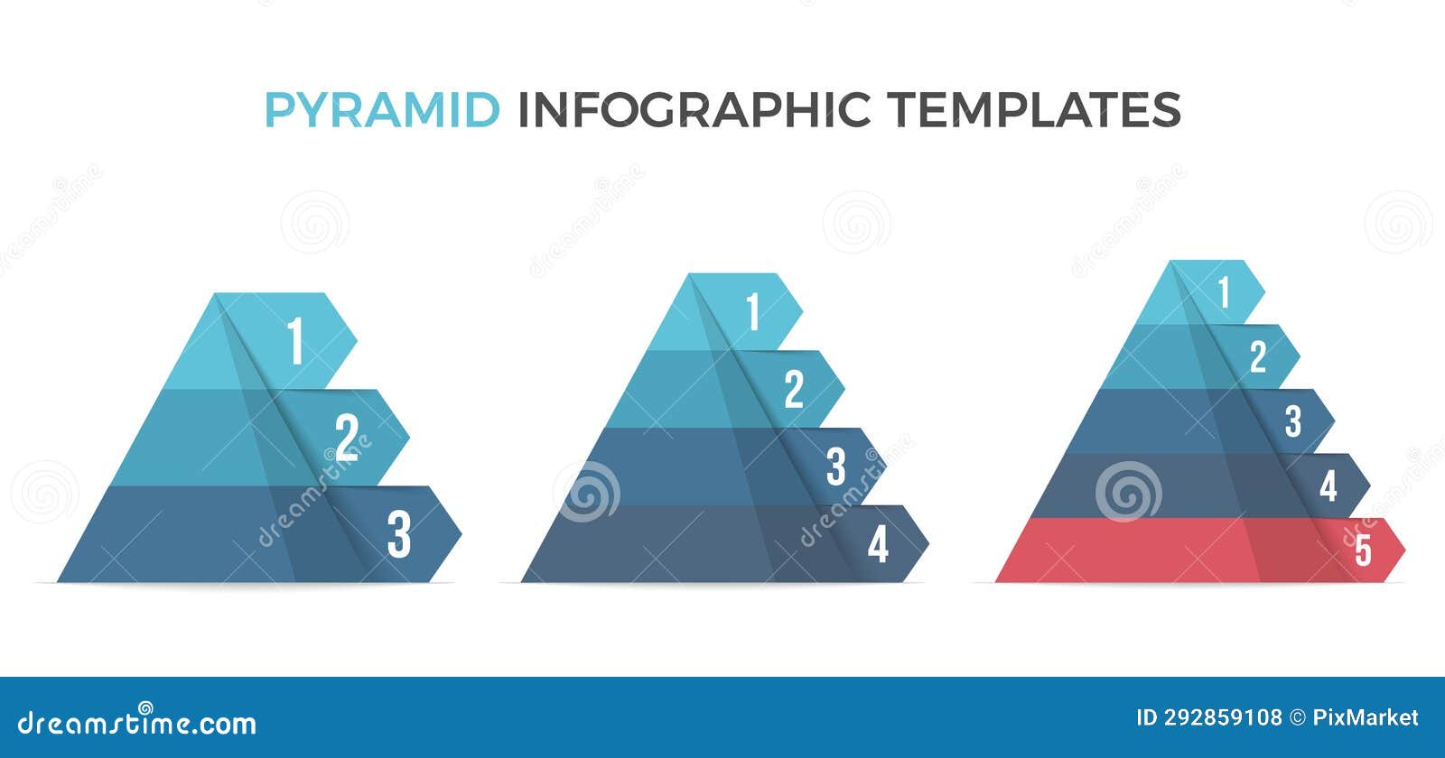 Pyramid Infographics stock illustration. Illustration of vector - 292859108