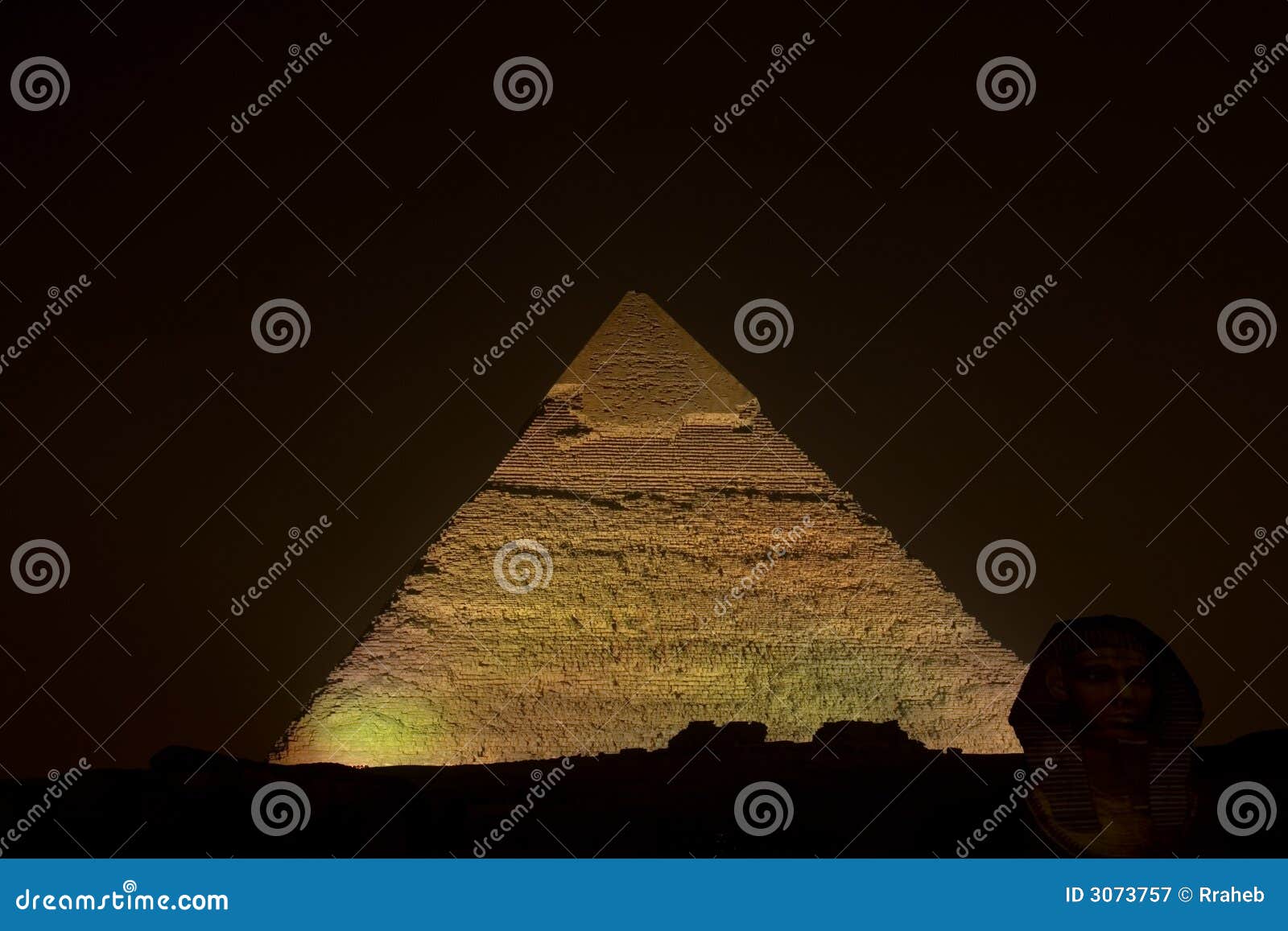 The Pyramid of Kephren (Giza) Stock Image - Image of architecture ...