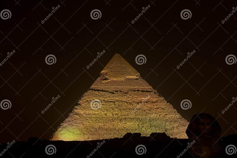 The Pyramid of Kephren (Giza) Stock Image - Image of architecture ...