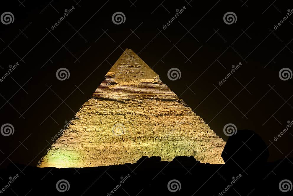 The Pyramid of Kephren (Giza) Stock Image - Image of belief, religion ...