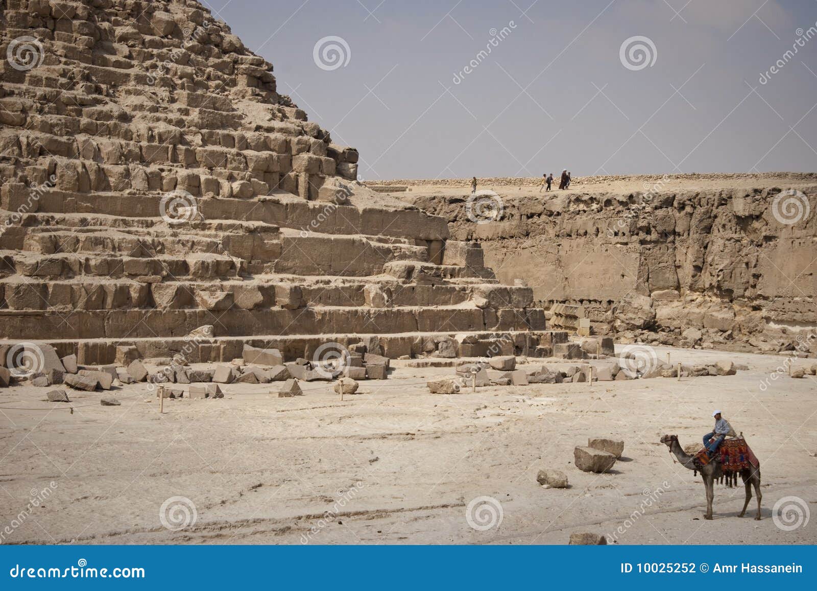 The Pyramid of Khafrae stock photo. Image of limestone - 10025252