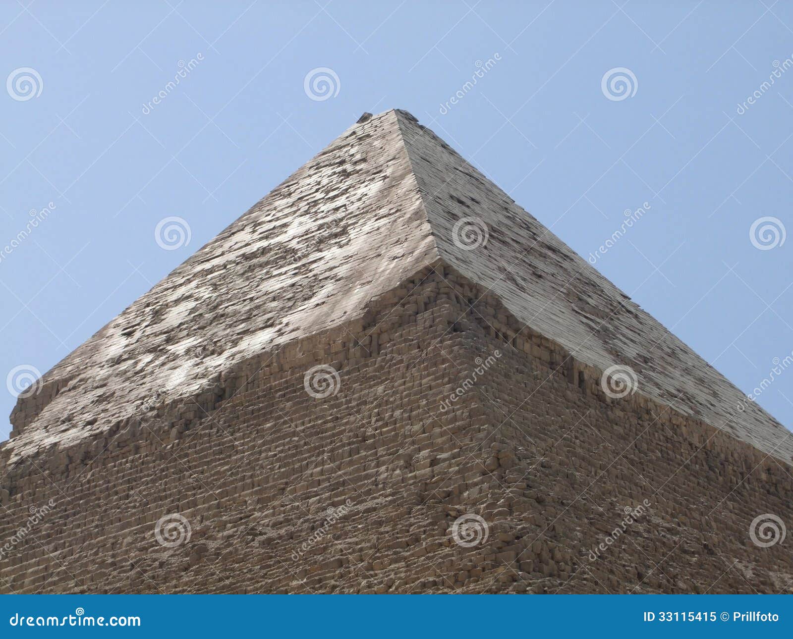 Pyramid of Khafre detail stock image. Image of famous - 33115415