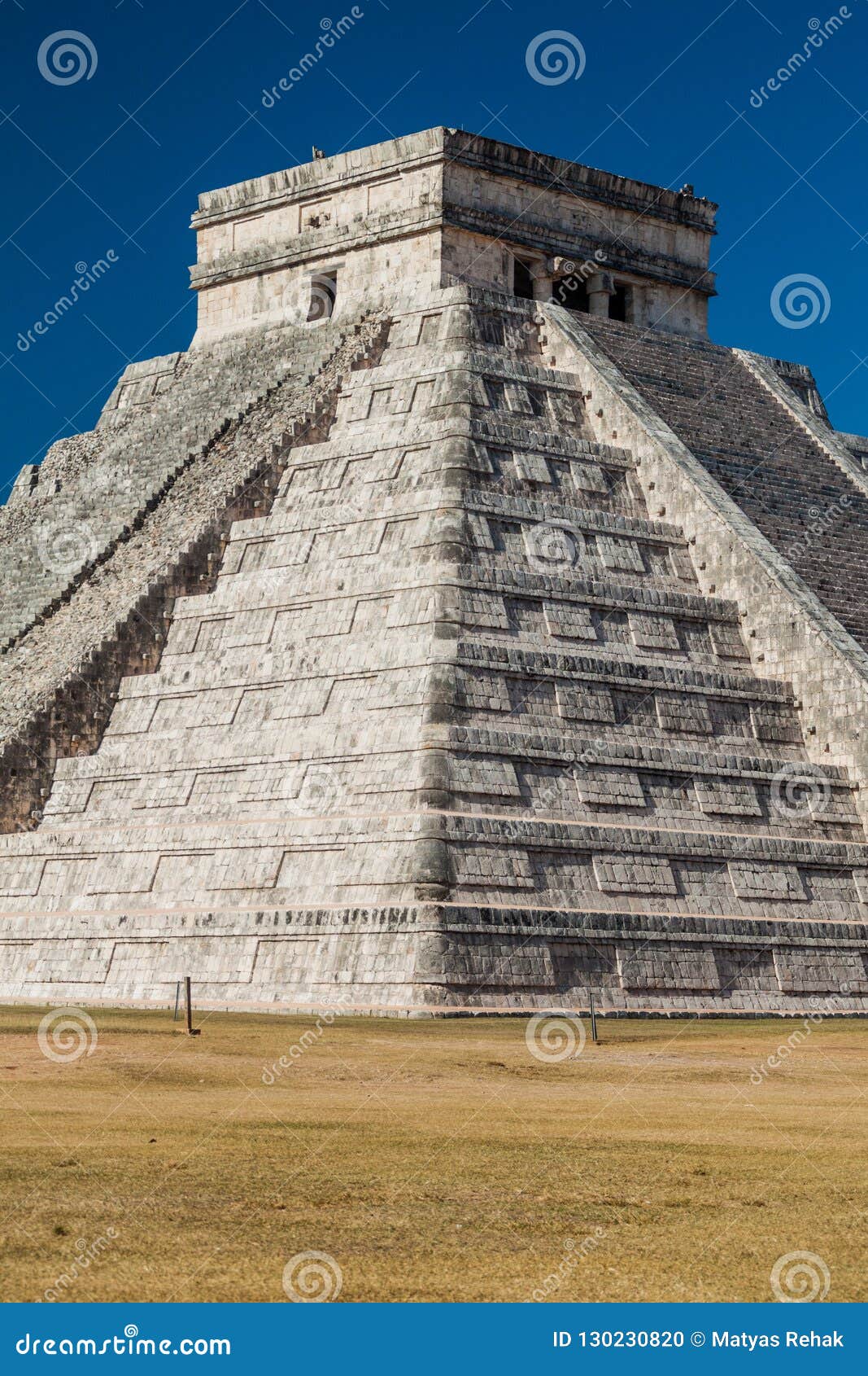 Pyramid Kukulkan in the Mayan Archeological Site Chichen Itza, Mexi ...