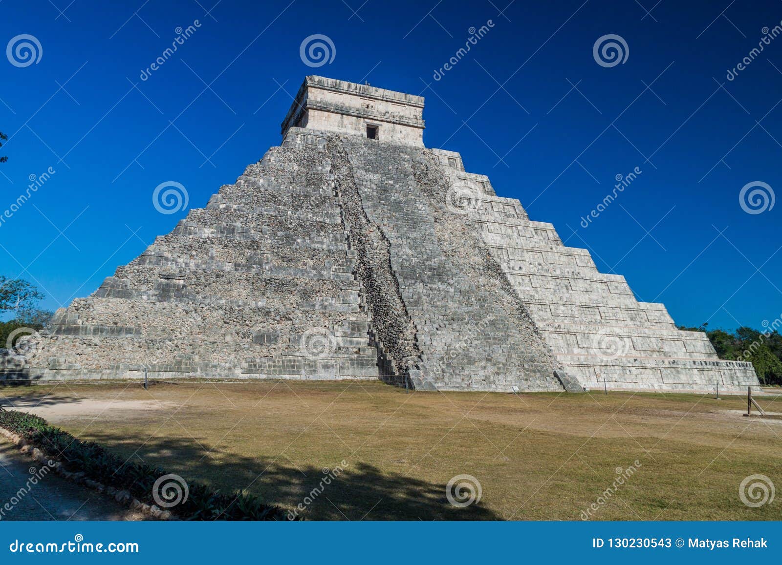 Pyramid Kukulkan in the Mayan Archeological Site Chichen Itza, Mexi ...