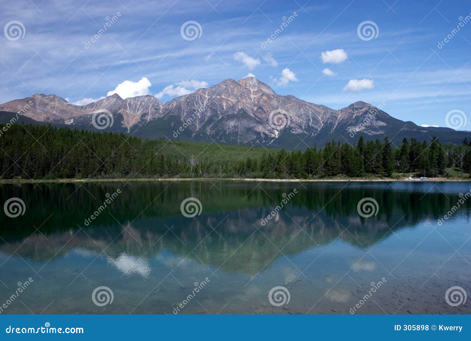 Pyramid lake and Mountain stock photo. Image of peaceful - 305898