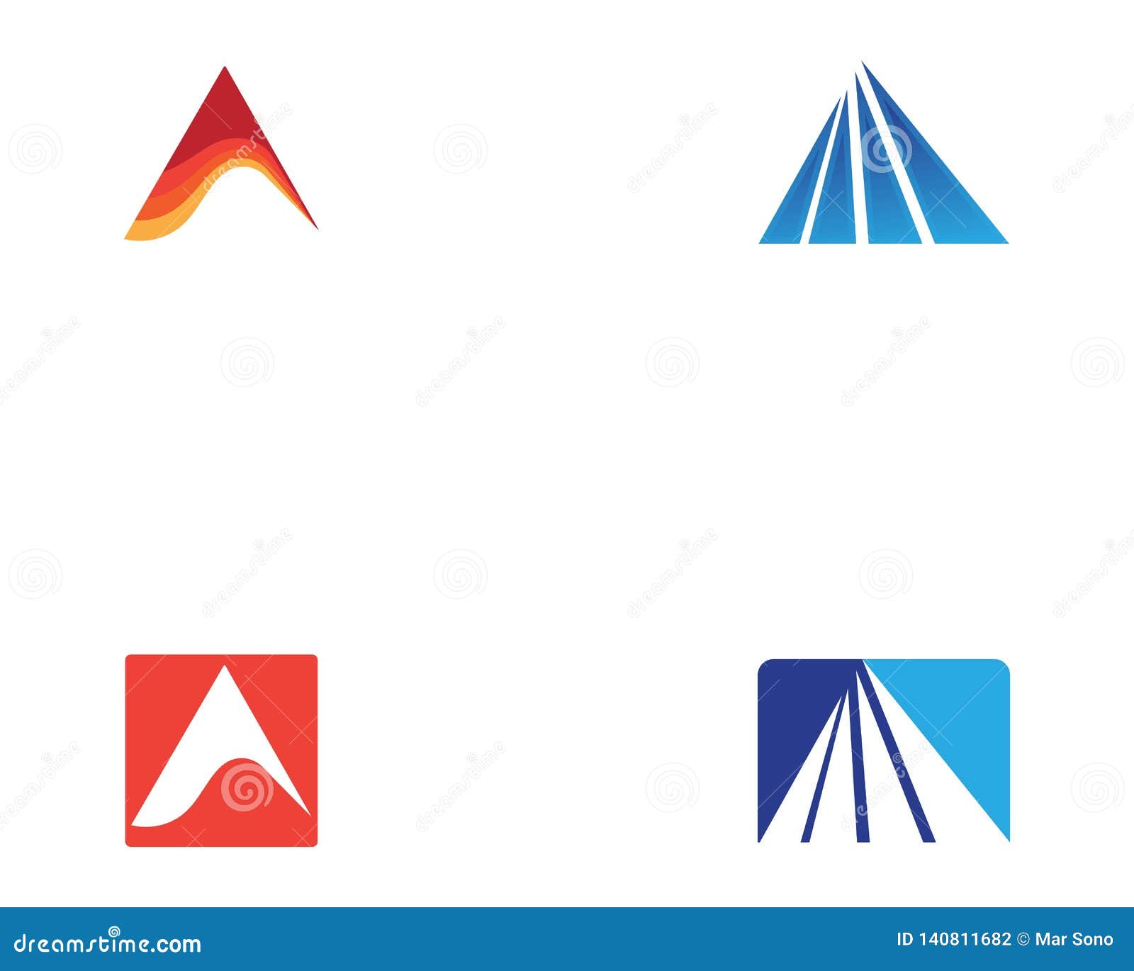 Pyramid Logo and Symbol Business Abstract Design Template Vector Stock ...