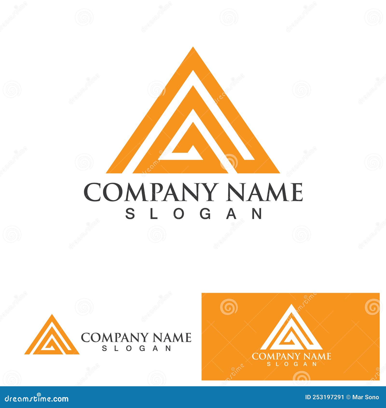 Pyramid Logo and Symbol Vector Element Stock Vector - Illustration of ...