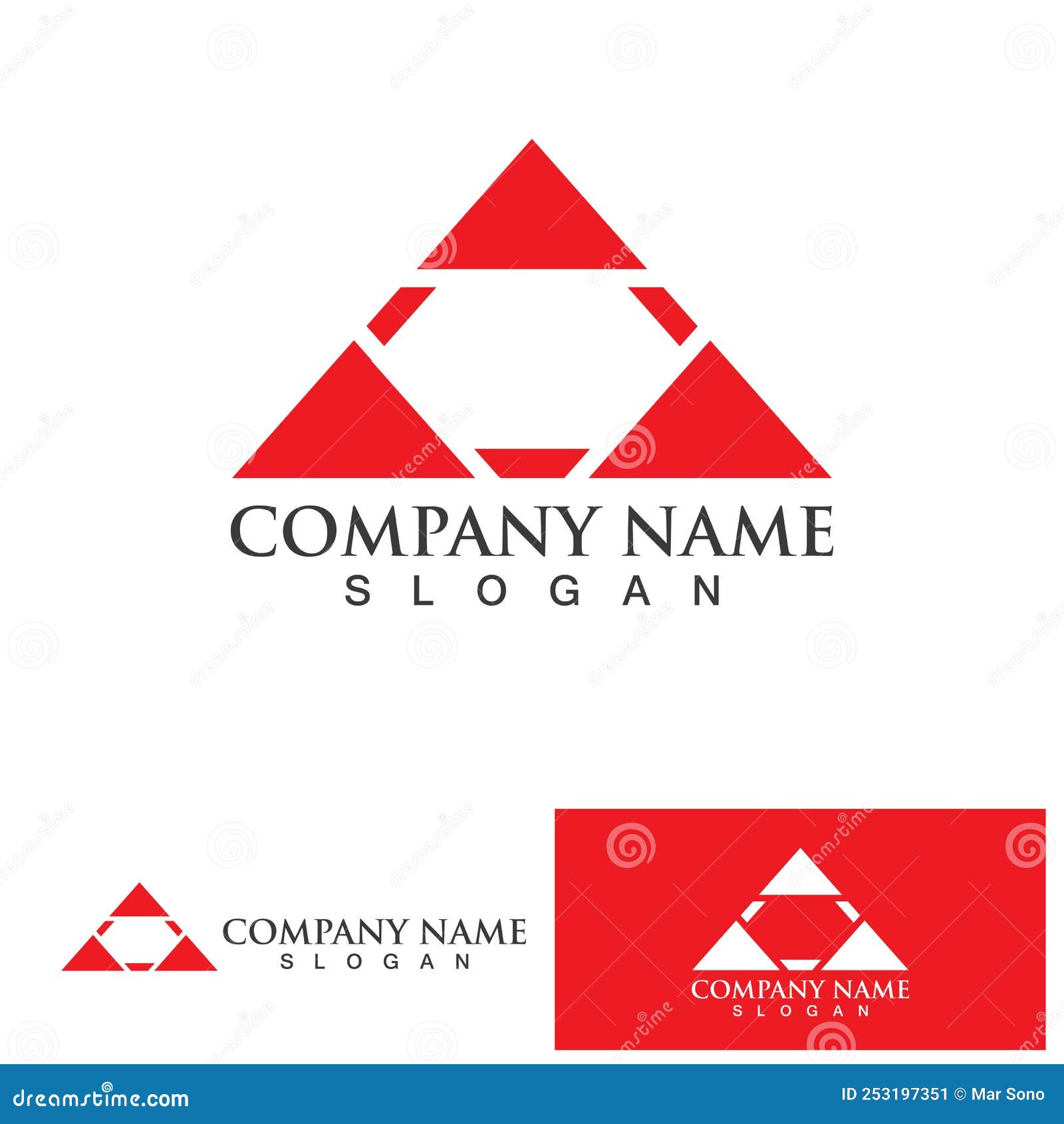 Pyramid Logo and Symbol Vector Element Stock Vector - Illustration of ...