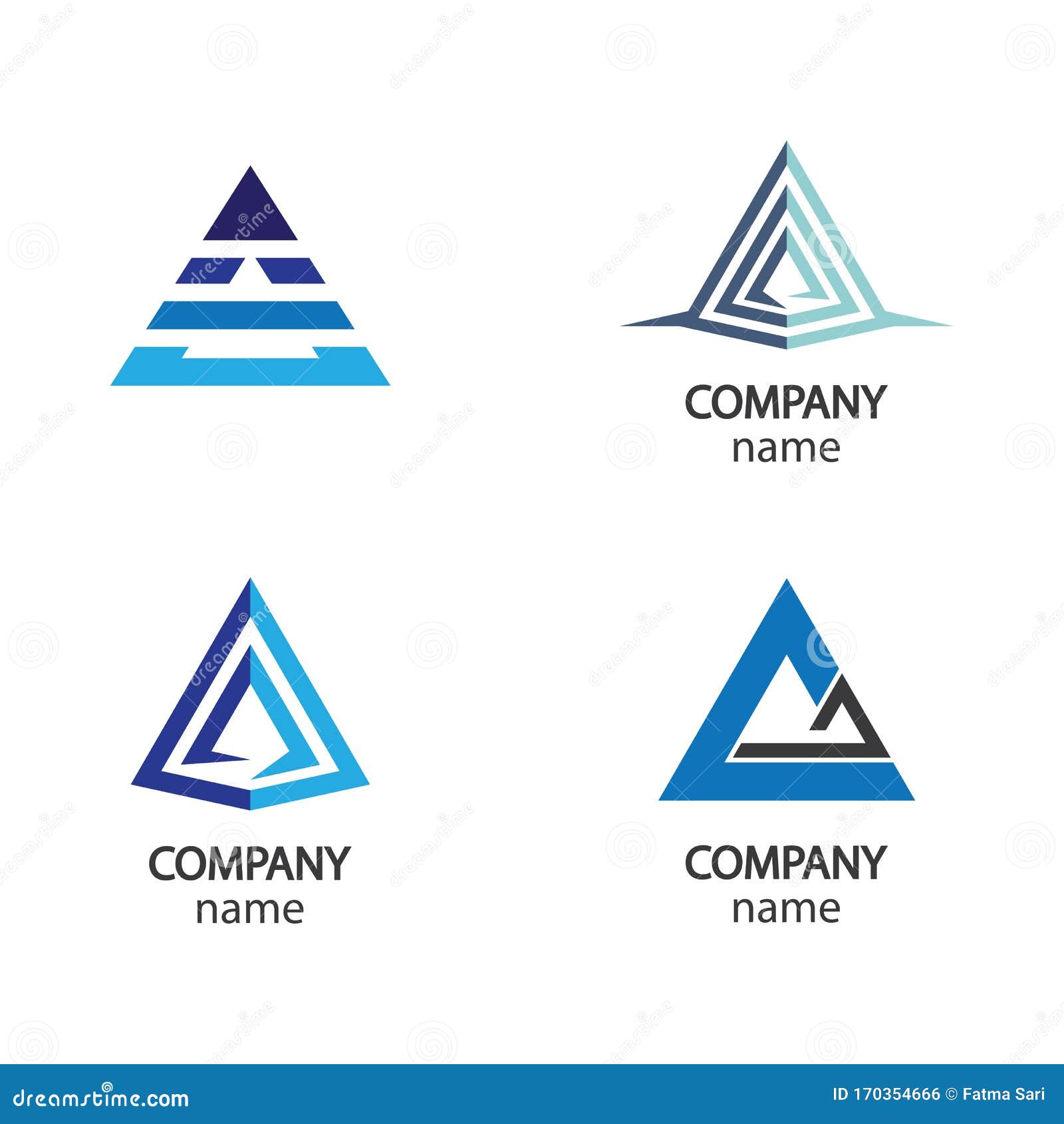 Pyramid logo vector icon stock vector. Illustration of pharaoh - 170354666