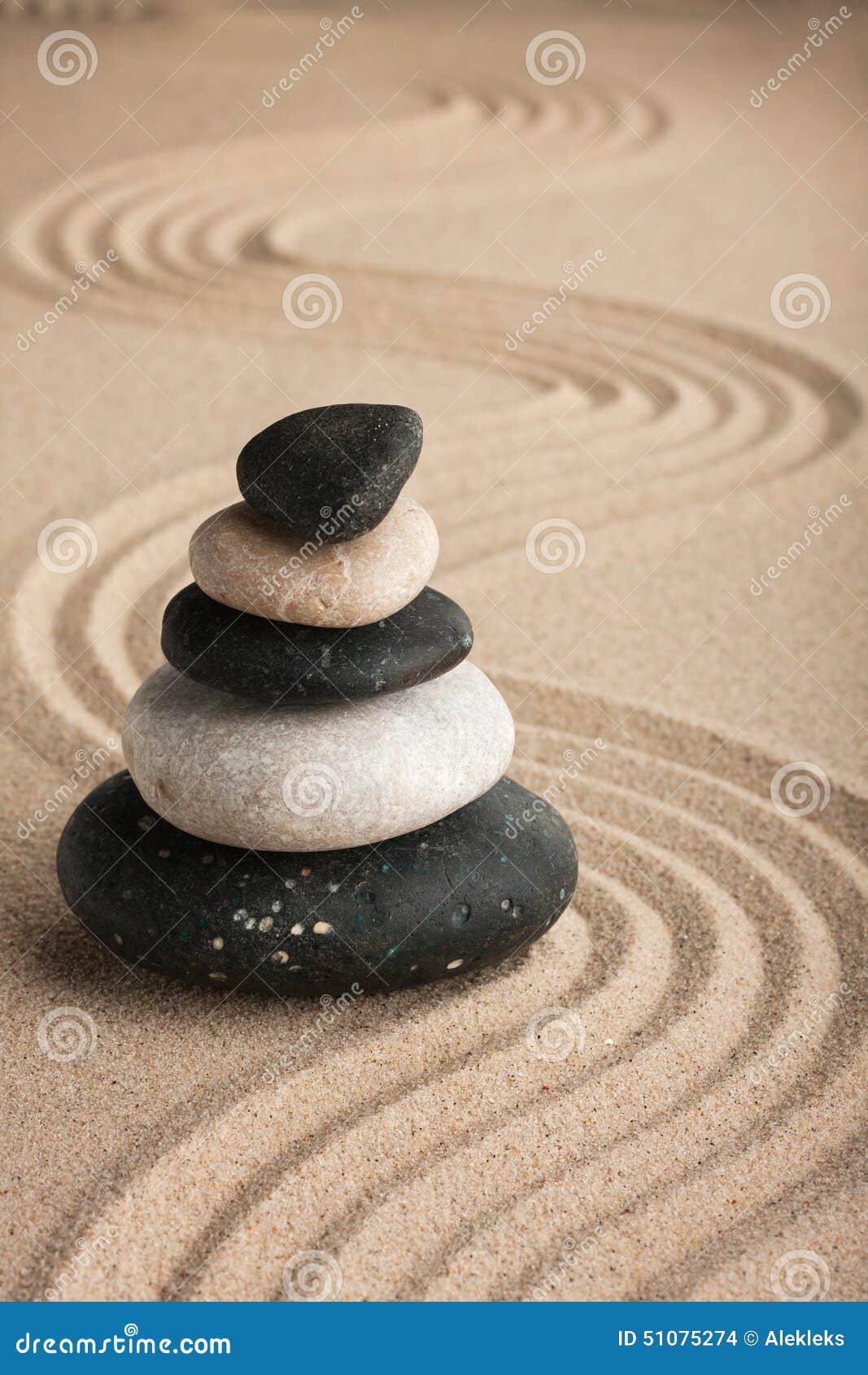 Pyramid Made of Stones Standing on the Sand Stock Photo - Image of ...