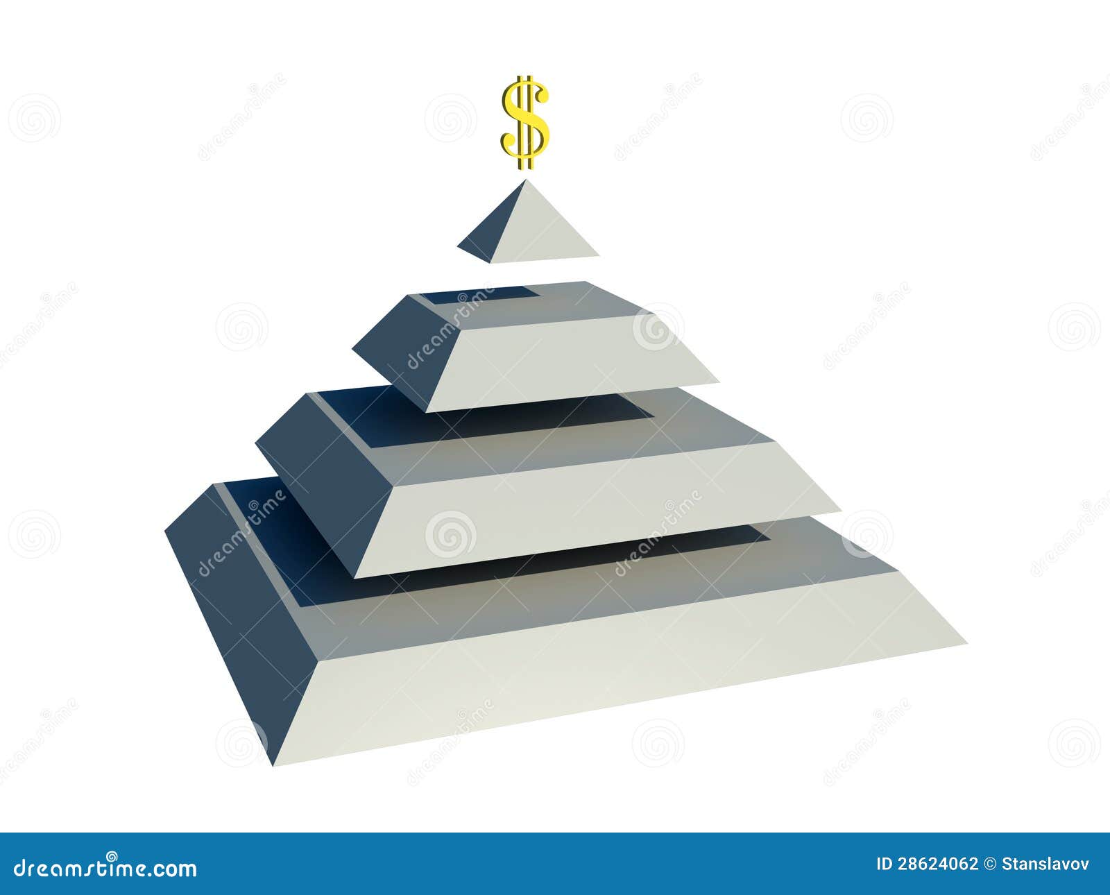 Pyramid money stock illustration. Illustration of communicating - 28624062