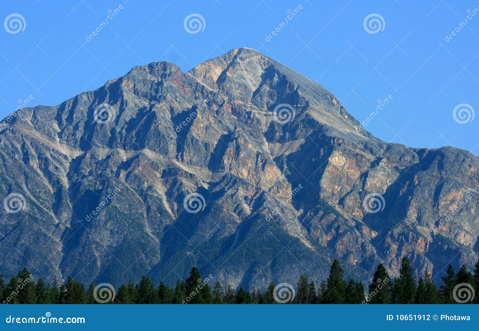 The Pyramid With Mountain Background Royalty-Free Stock Photo ...