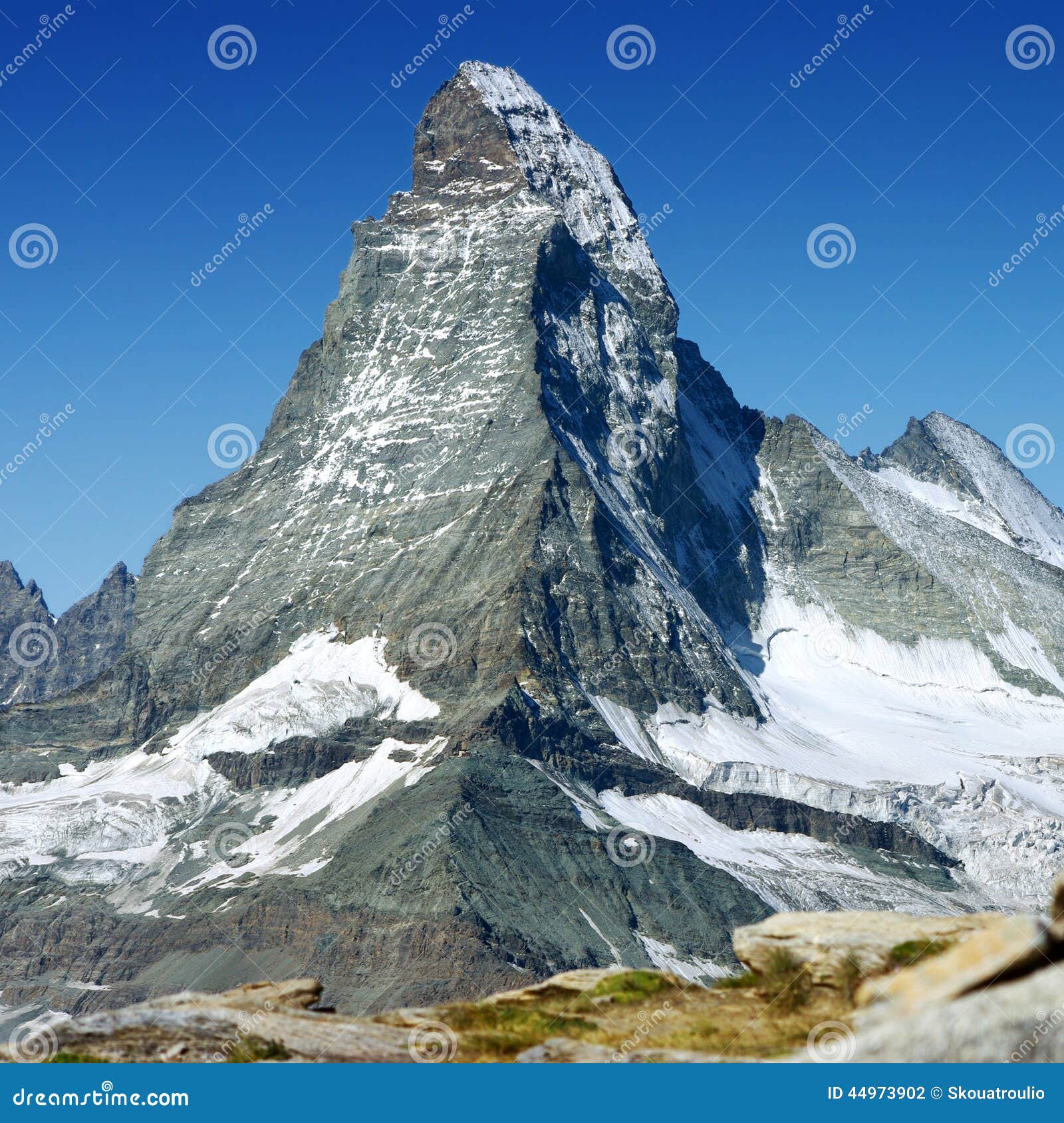 Pyramid mountain stock photo. Image of switzerland, pyramid - 44973902