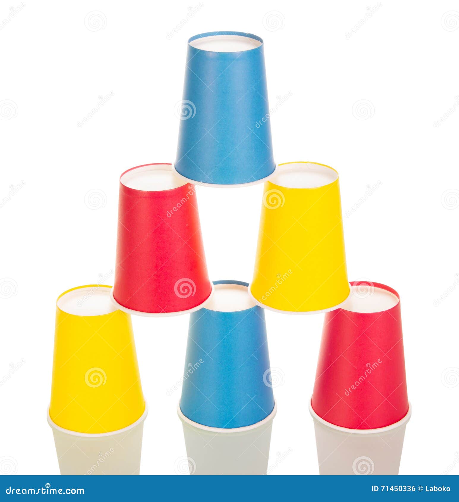 Pyramid White Paper Cups Stock Photos - Free & Royalty-Free Stock ...