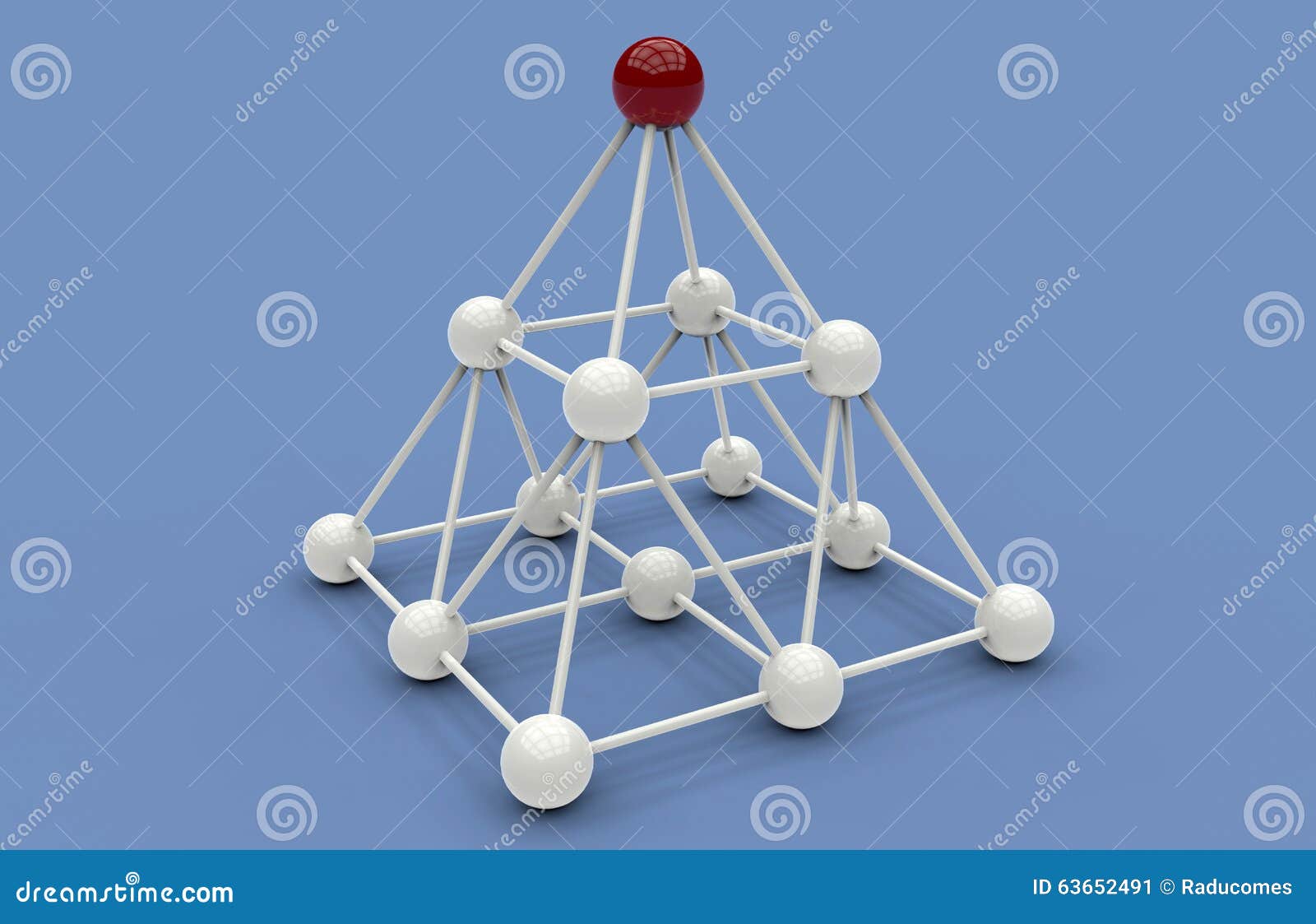 Pyramid network concept stock illustration. Illustration of concept ...
