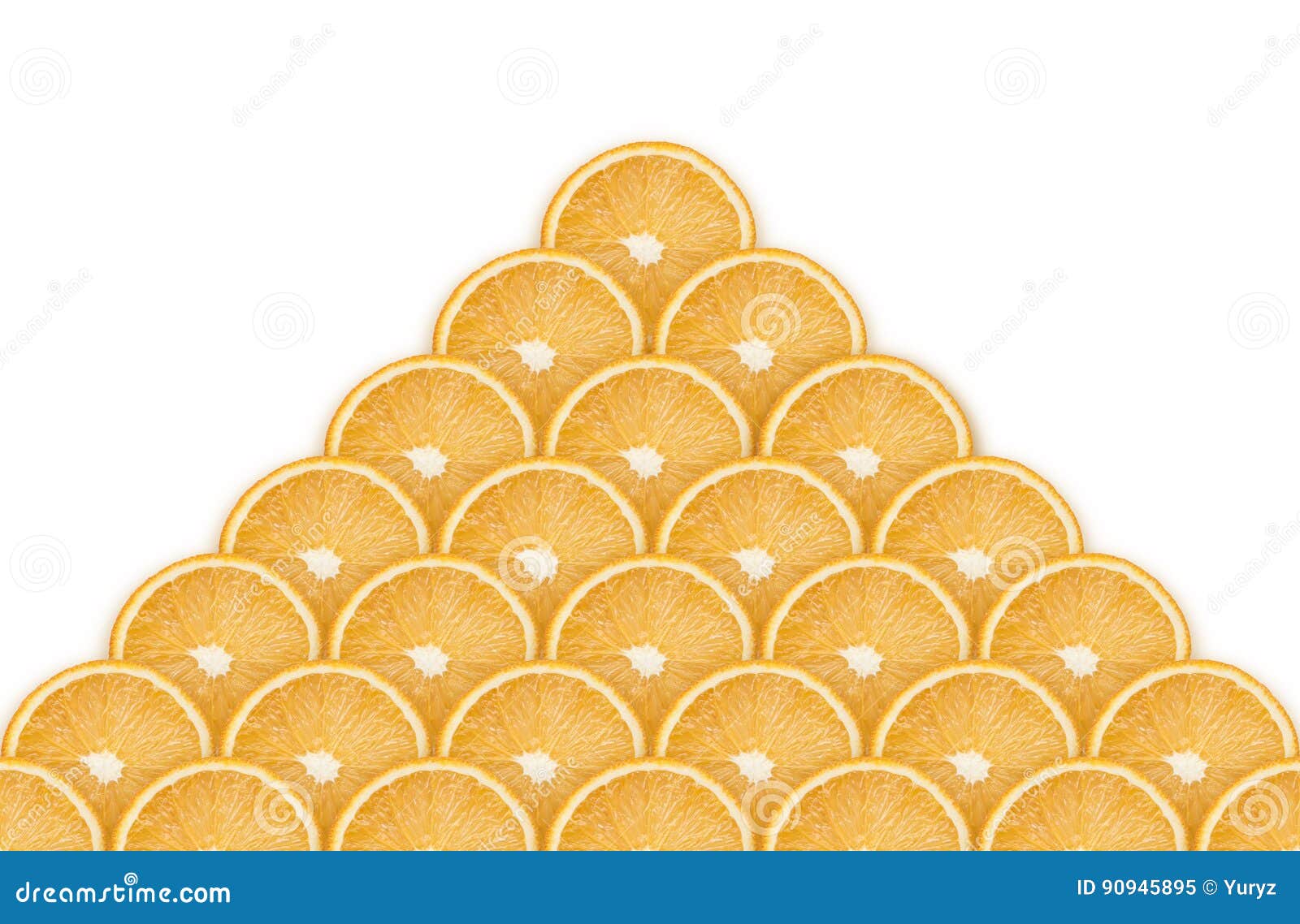 Pyramid from orange slices stock image. Image of pyramid - 90945895