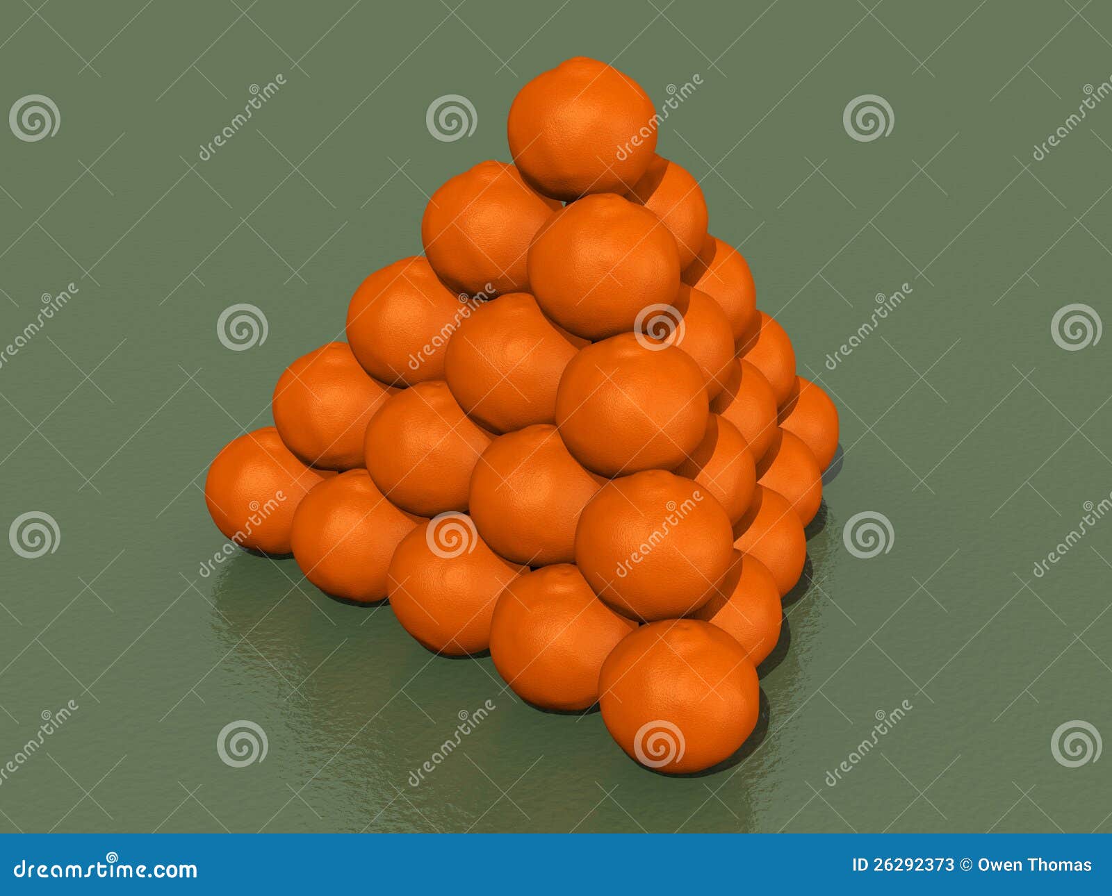 Pyramid of Oranges stock illustration. Illustration of satsuma - 26292373