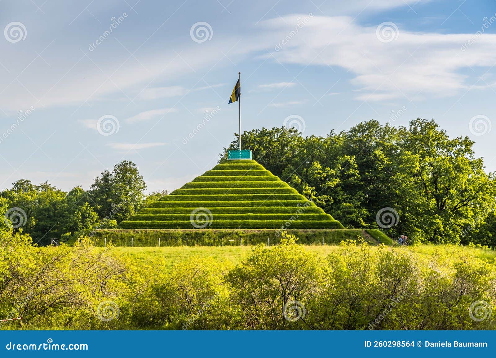 Pyramid in the Park Branitz in Cottbus, Germany Stock Photo - Image of ...