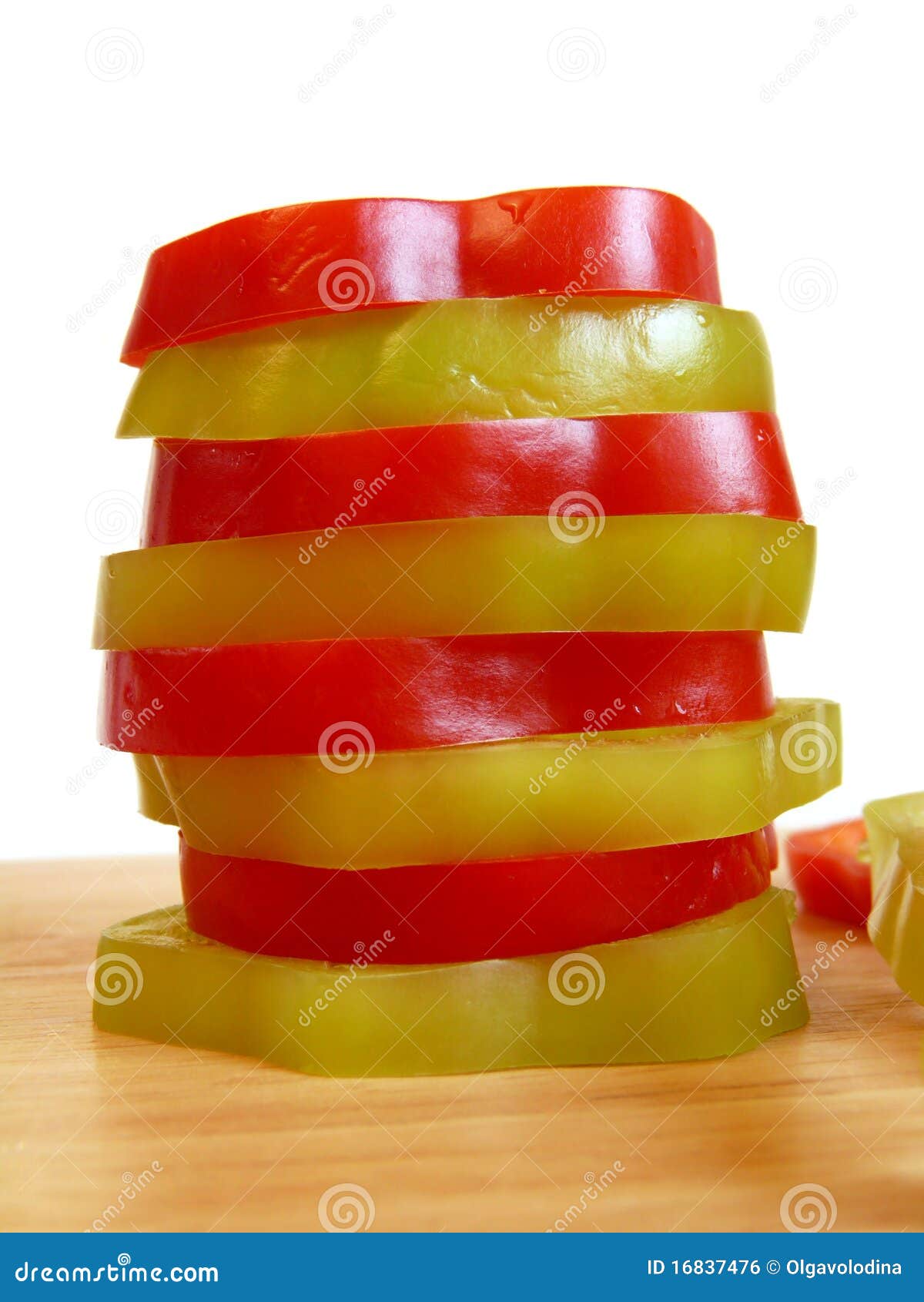 Pyramid of the peppers stock photo. Image of salad, nutritious - 16837476