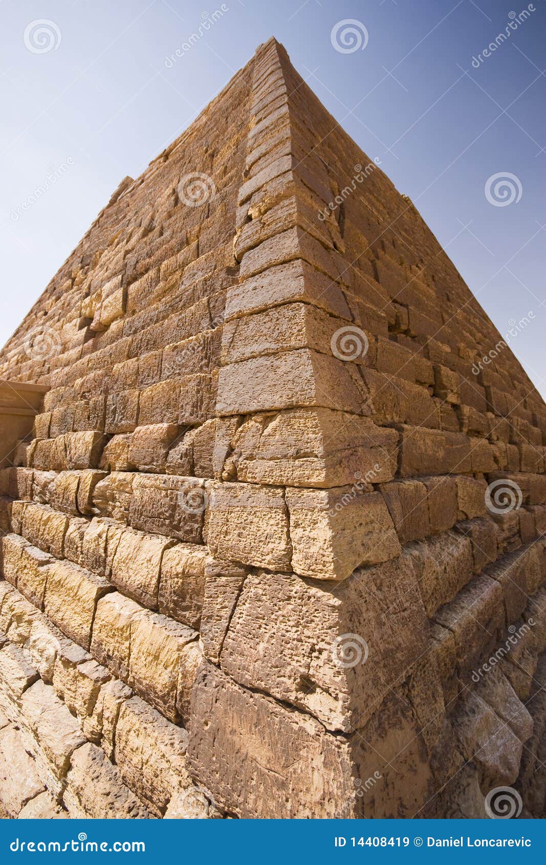 Pyramid perspective stock image. Image of sudan, pyramid - 14408419