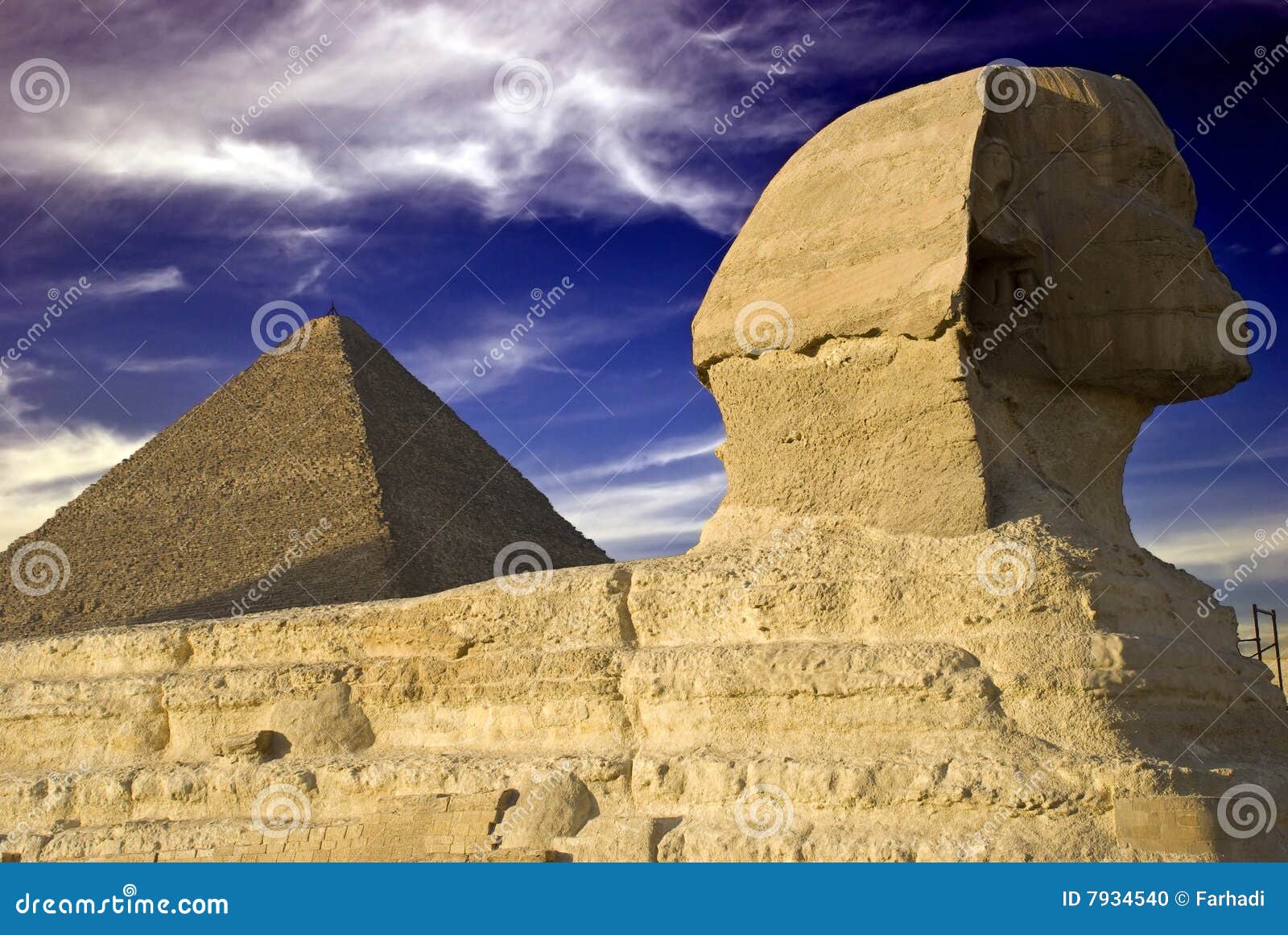 Pyramid and Pharos stock photo. Image of africa, civilization - 7934540