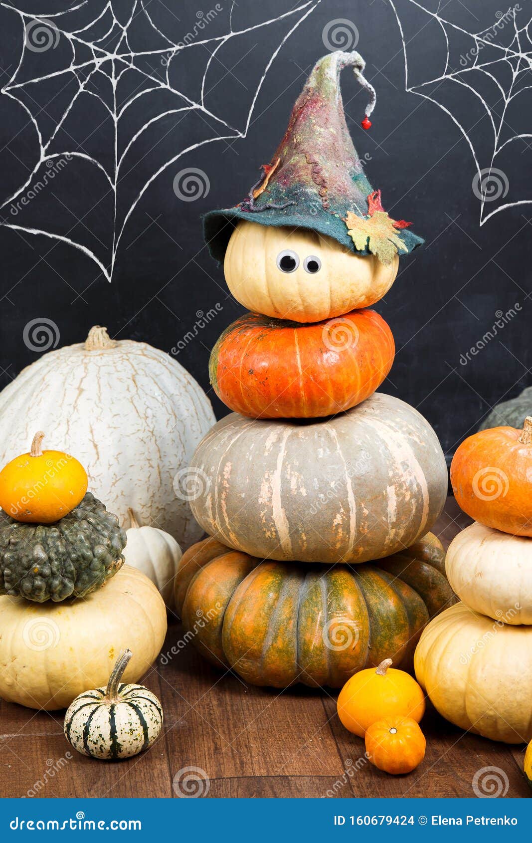Pyramid of Pumpkins. Many Different Pumpkins Stock Photo - Image of ...