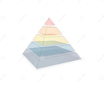 Pyramid Realistic Illustration Stock Vector - Illustration of invest ...