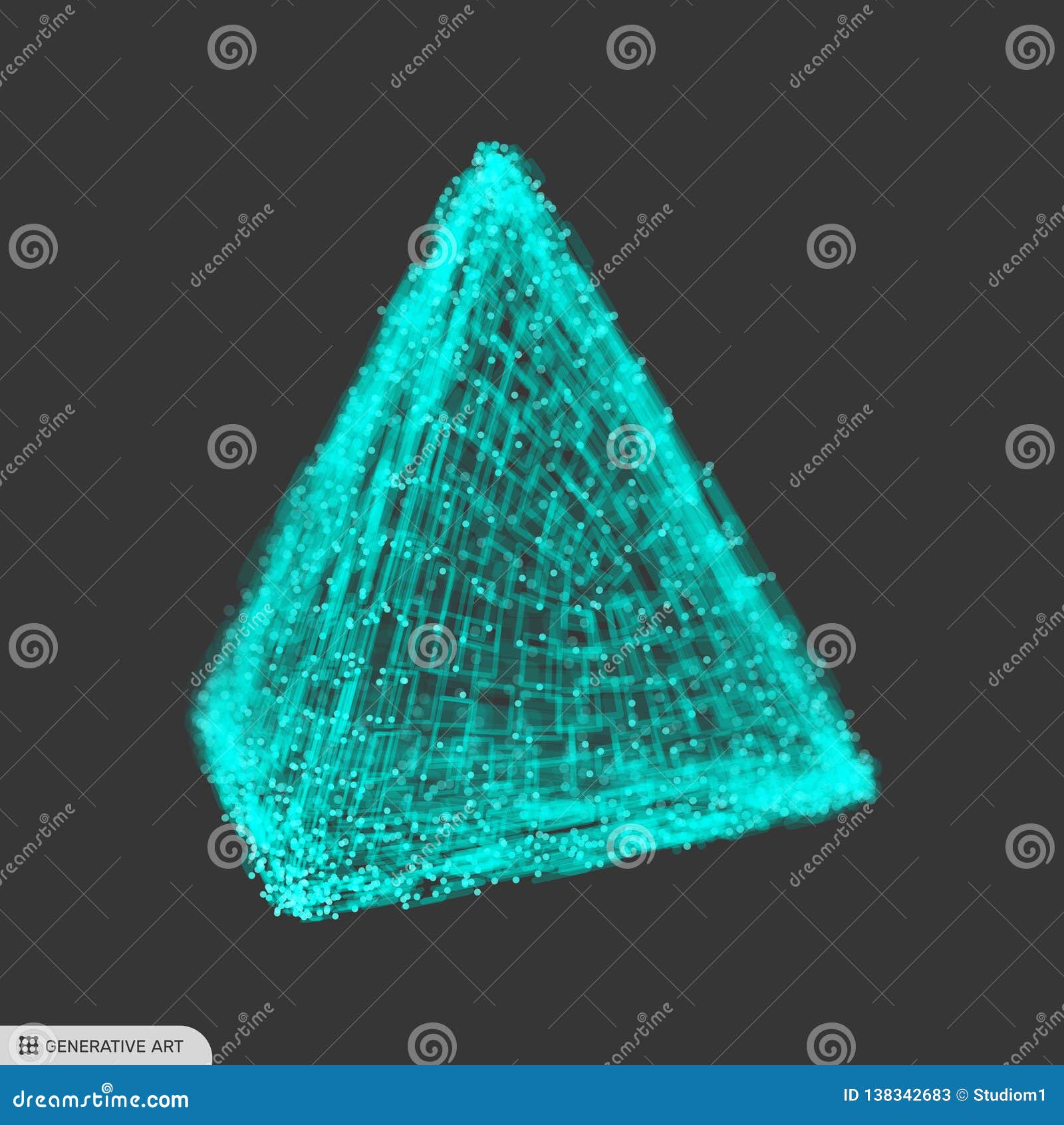 Pyramid. Regular Tetrahedron. Platonic Solid. Regular, Convex ...