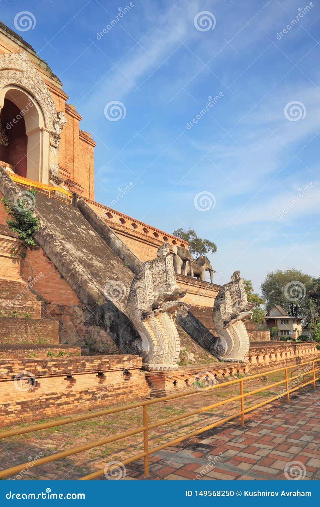 The Pyramid Ritual Dragons Protect Stock Photo - Image of fortress ...