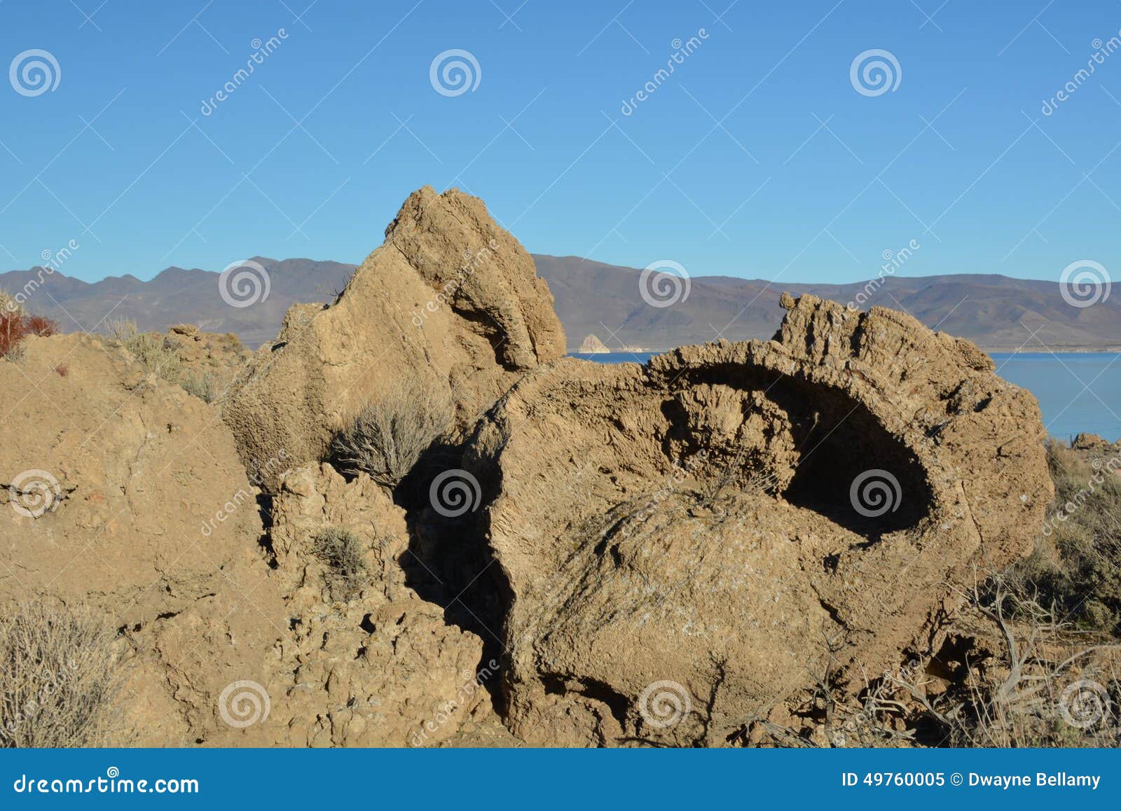 Pyramid in the Rock Formation Stock Image - Image of formation ...