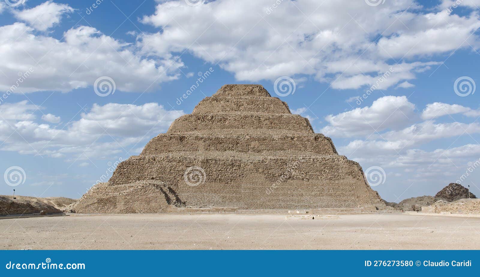 The Pyramid of Sakkara in Cairo. the First Pyramid of Egypt Stock Photo ...