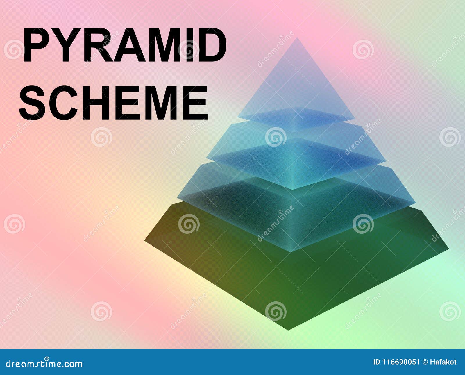 PYRAMID SCHEME concept stock illustration. Illustration of community ...