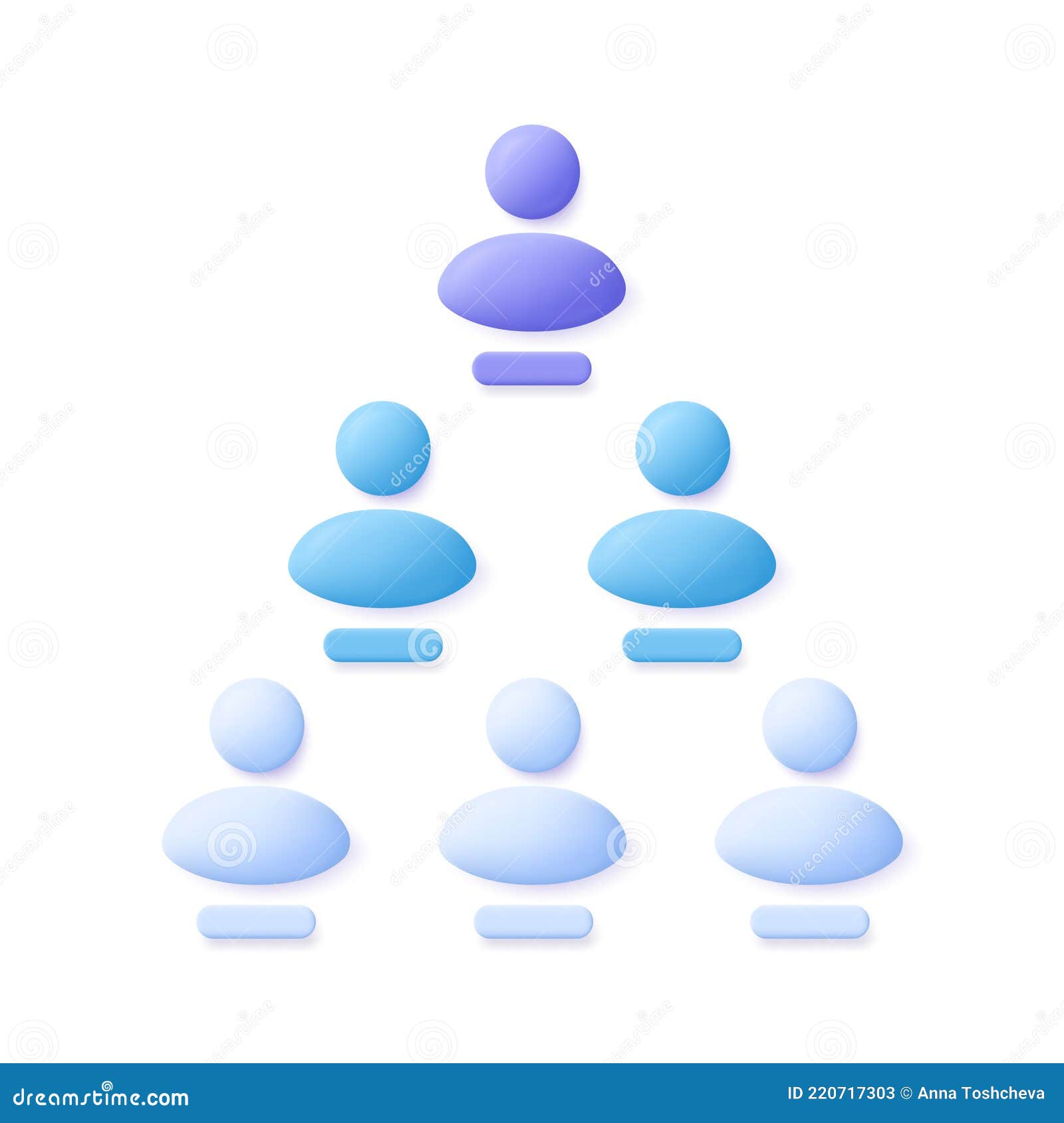 Pyramid Scheme or Referral System Icon. Stock Vector - Illustration of ...