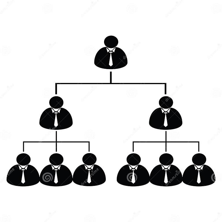 Pyramid scheme stock vector. Illustration of person, executive - 52969562