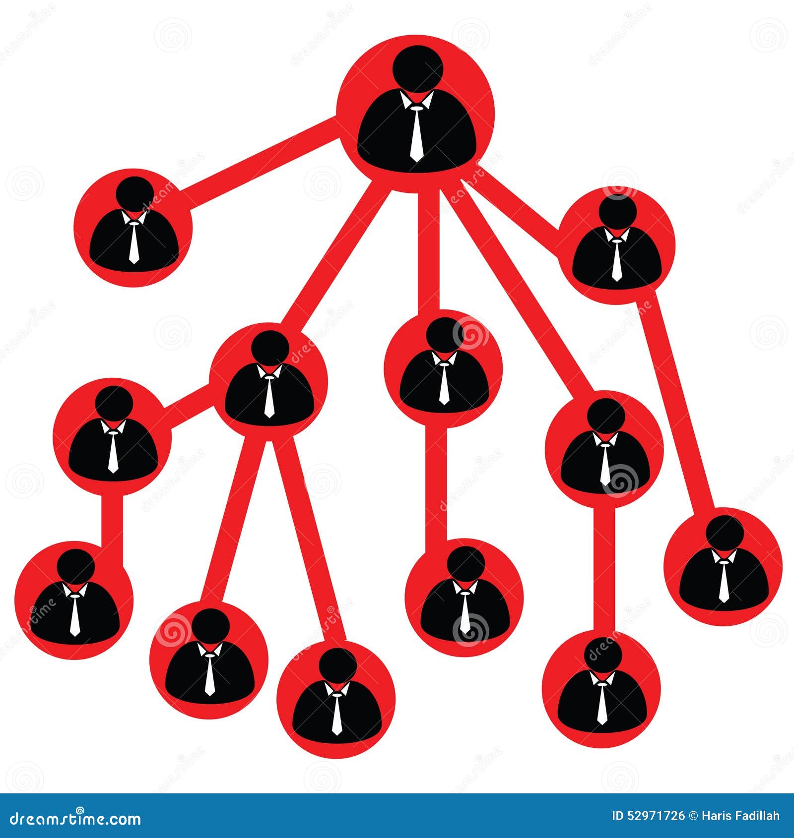 Pyramid scheme stock vector. Illustration of human, greeting - 52971726