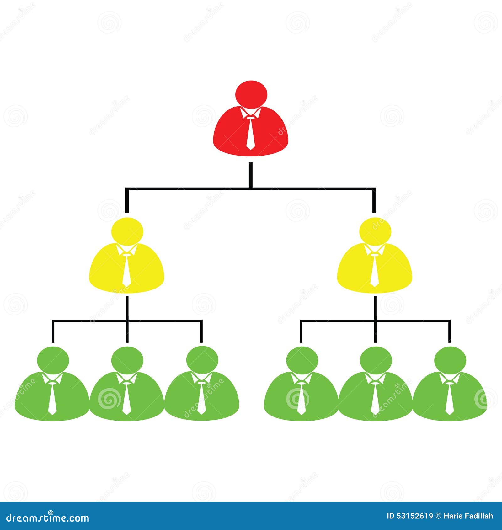 Pyramid scheme stock vector. Illustration of cooperation - 53152619