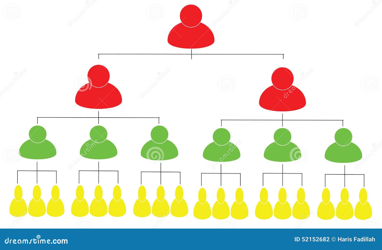 Pyramid Scheme 10 Ten Steps. Vector Hierarchy Level Chart Graph, Blue ...