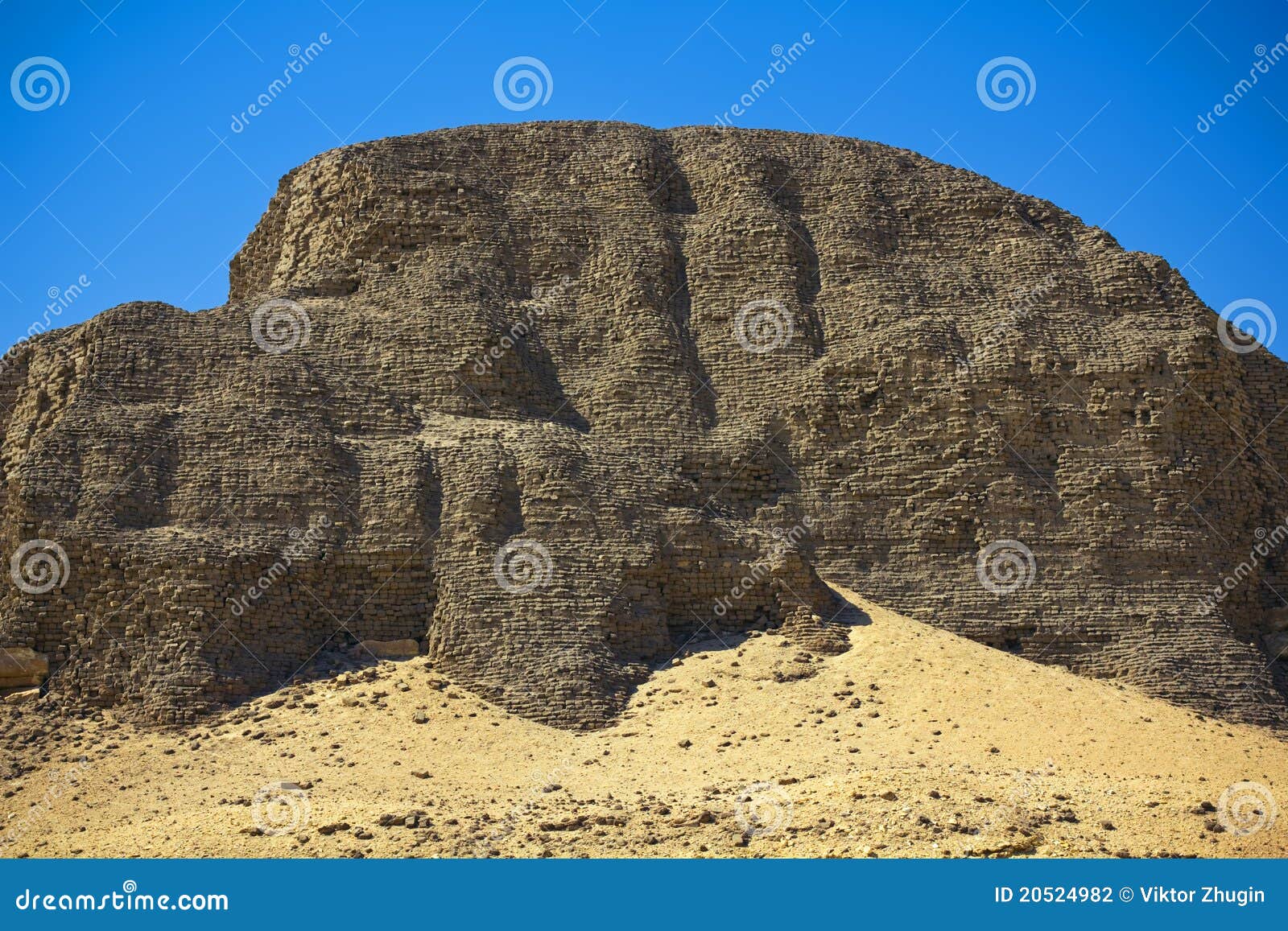 The pyramid of Senusret II stock photo. Image of egypt - 20524982
