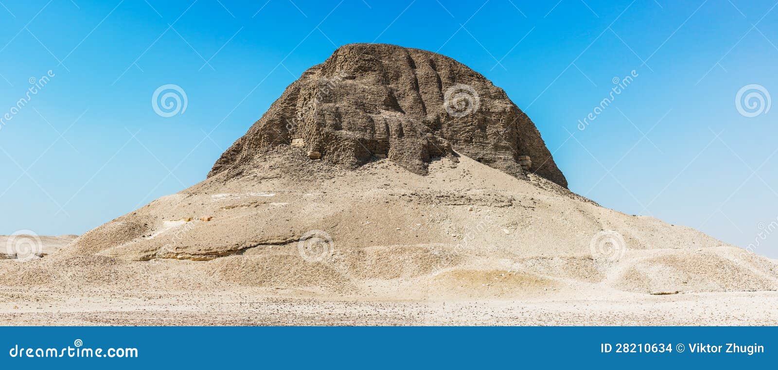 The Pyramid Of Senusret II In Egypt Royalty-Free Stock Photo ...