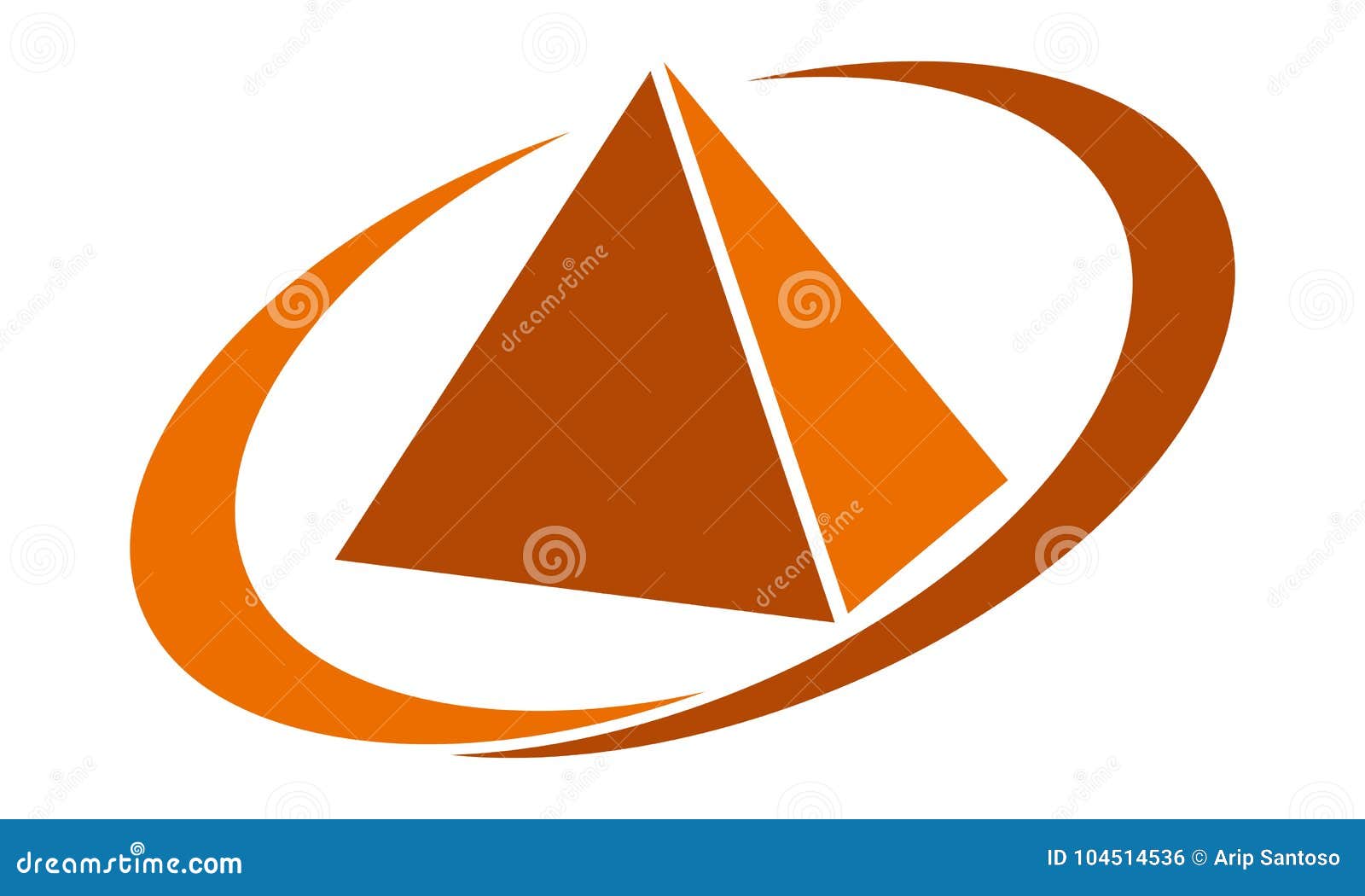 Pyramid Service Template stock vector. Illustration of focus - 104514536