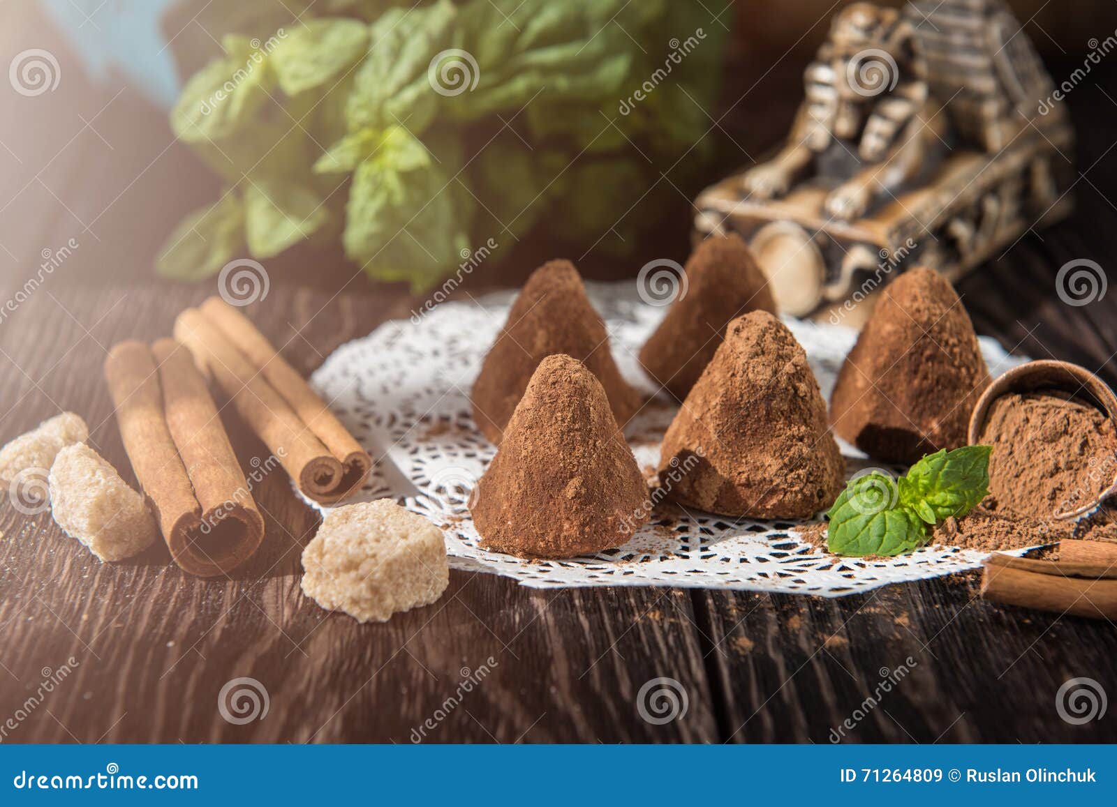 Pyramid Shape Chocolate Candies Stock Image - Image of gleam, flavored ...