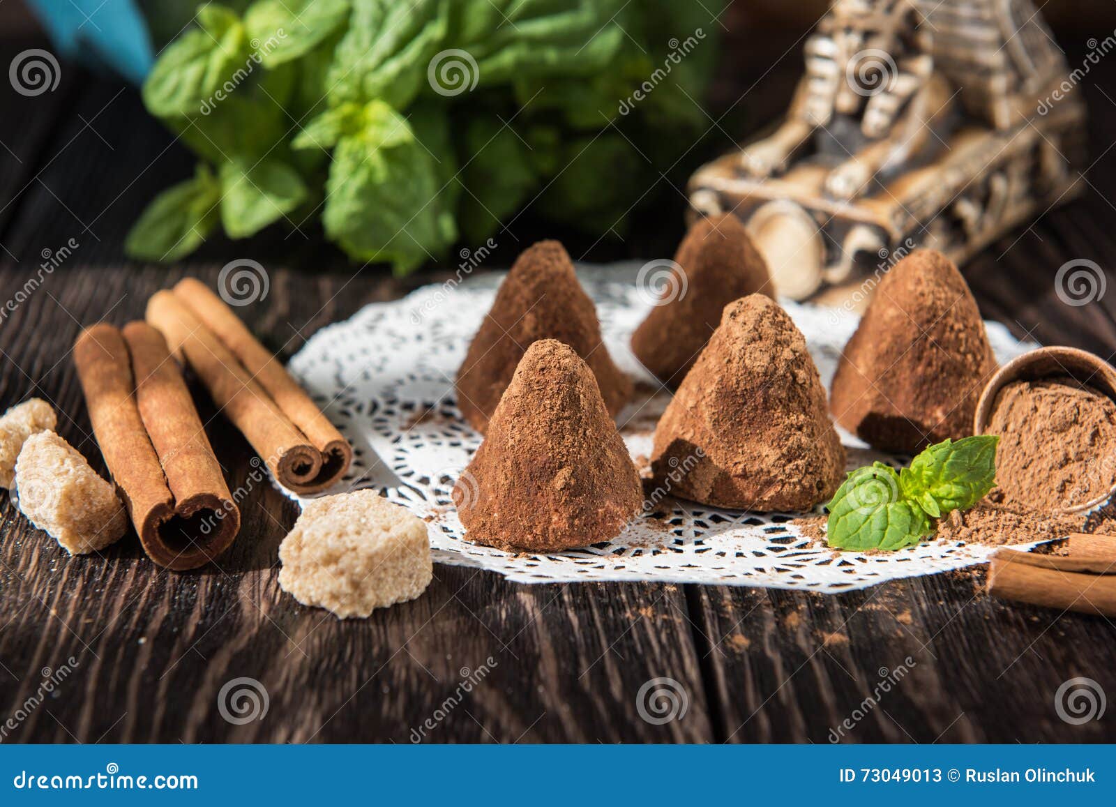 Pyramid Shape Chocolate Candies Stock Image - Image of dessert ...