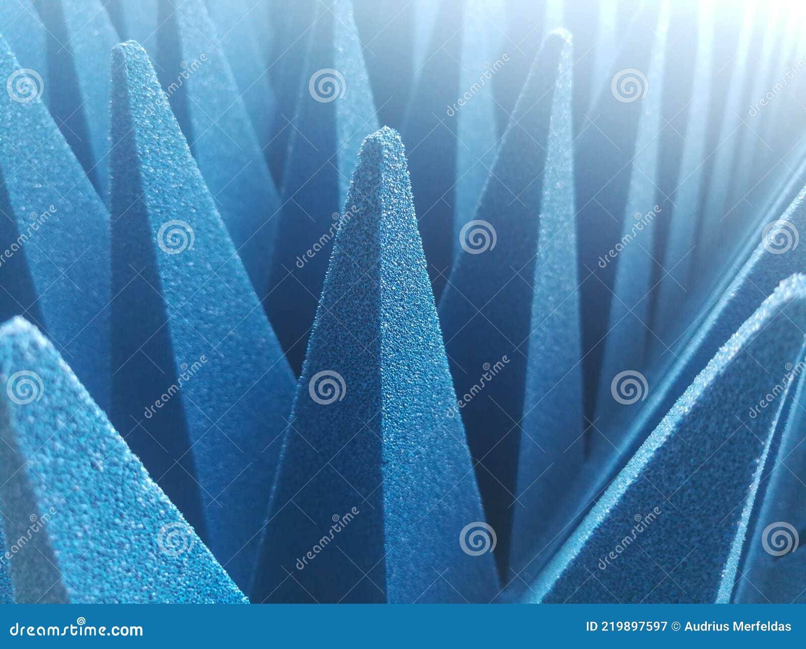 Pyramid Shape Microwave Electromagnetic Absorbers Stock Image - Image ...